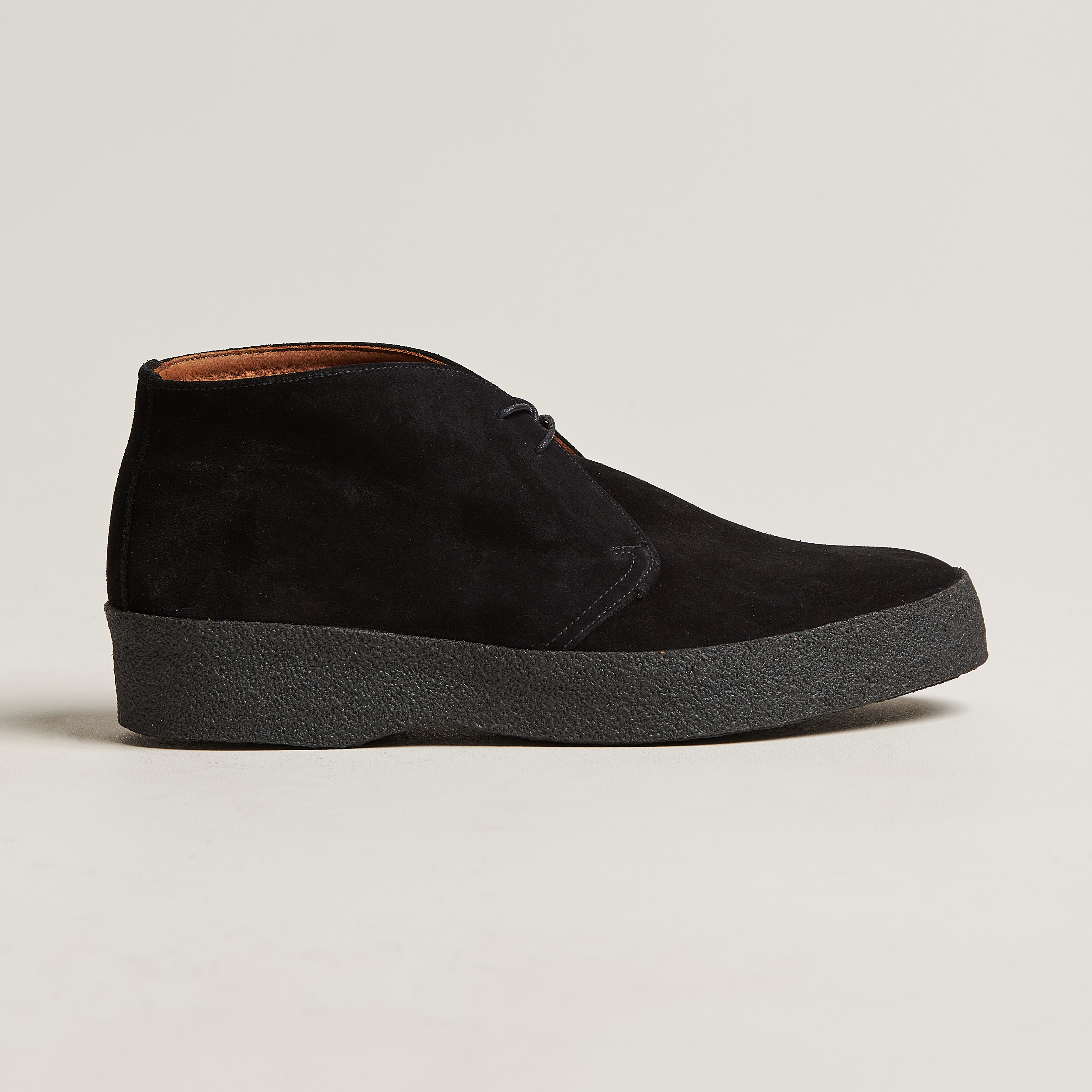 Sanders Joel Chukka Boot Black Suede at CareOfCarl.com