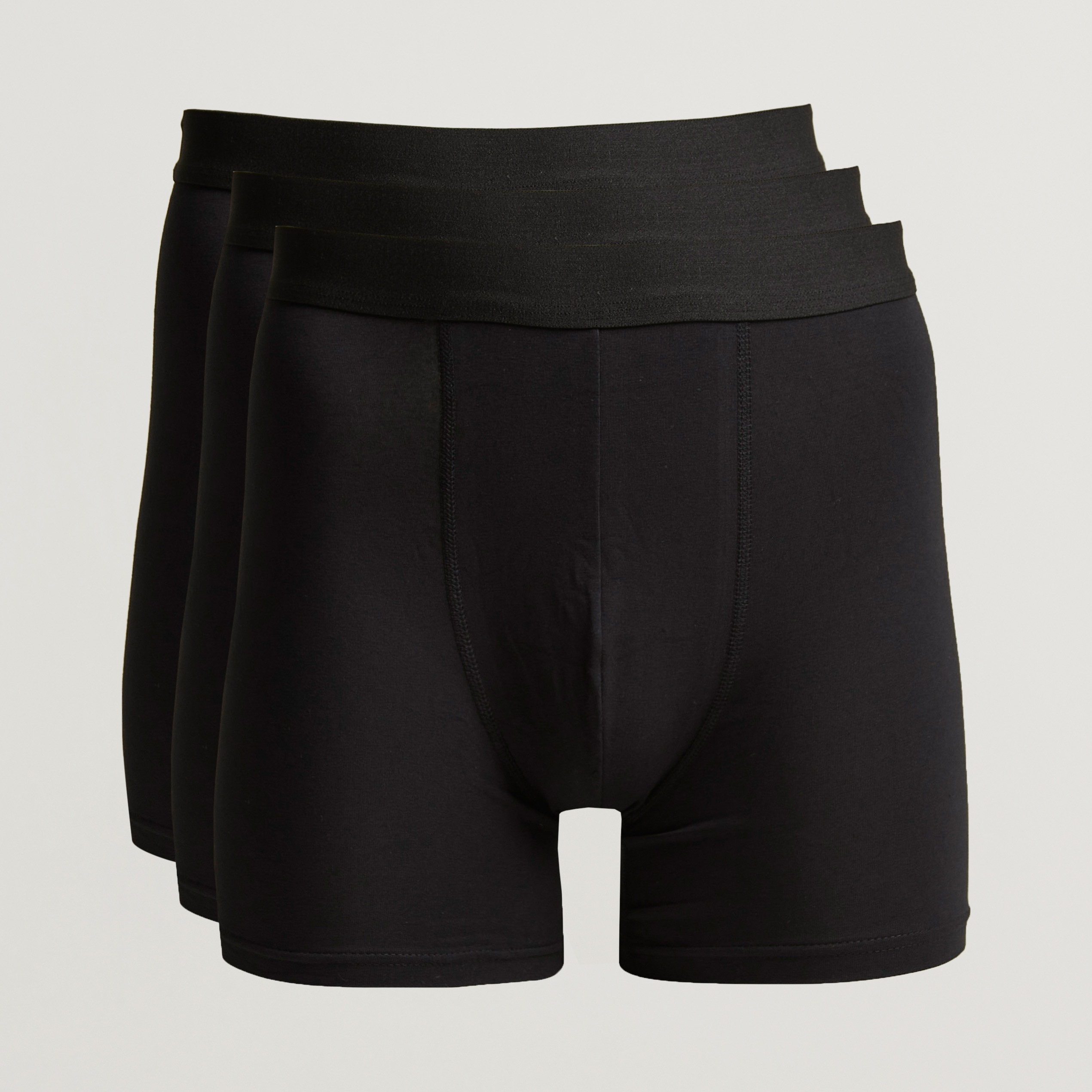 Bread & Boxers 3-Pack Long Boxer Brief Black at CareOfCarl.com