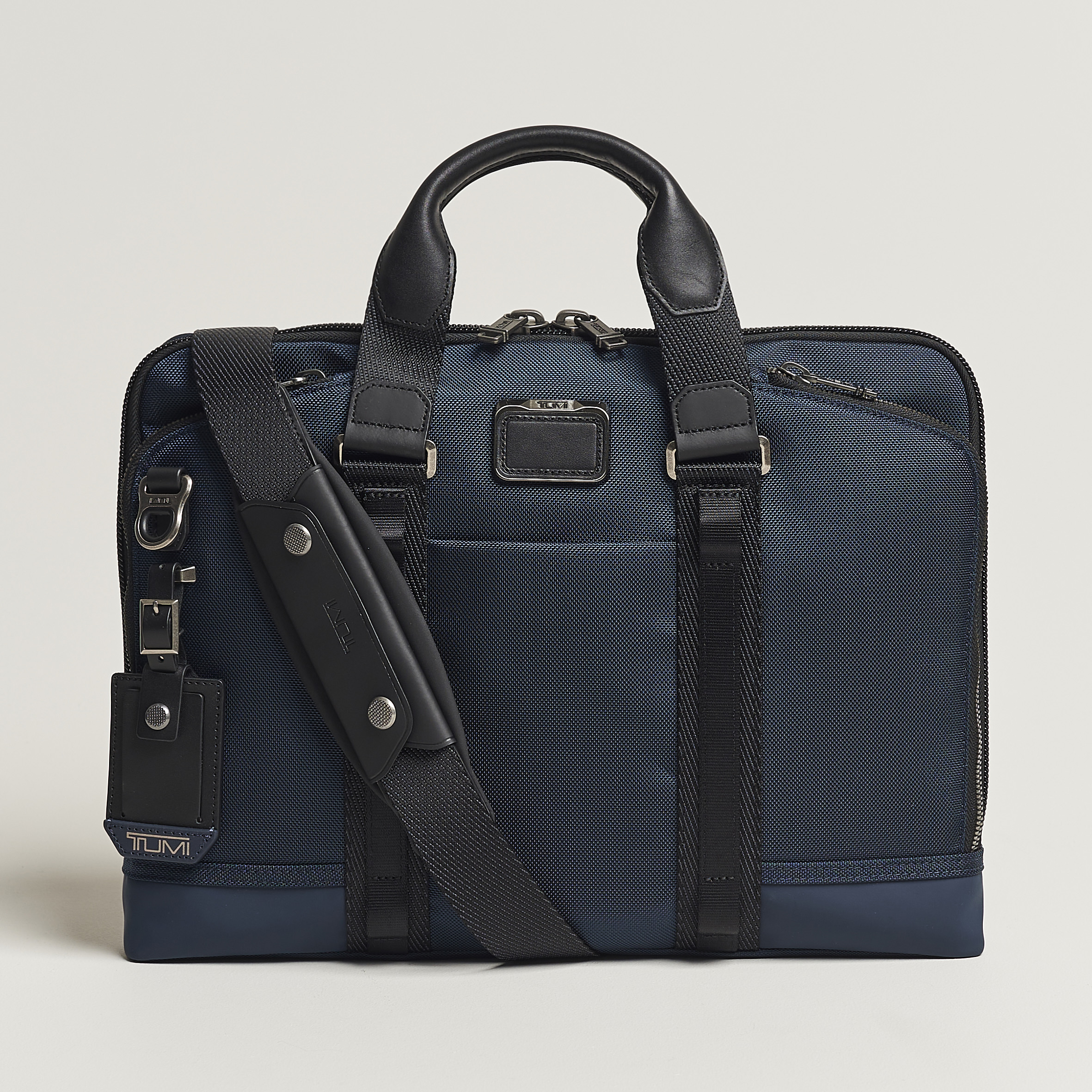 TUMI Alpha Bravo Acadamy Brief Navy at CareOfCarl.com