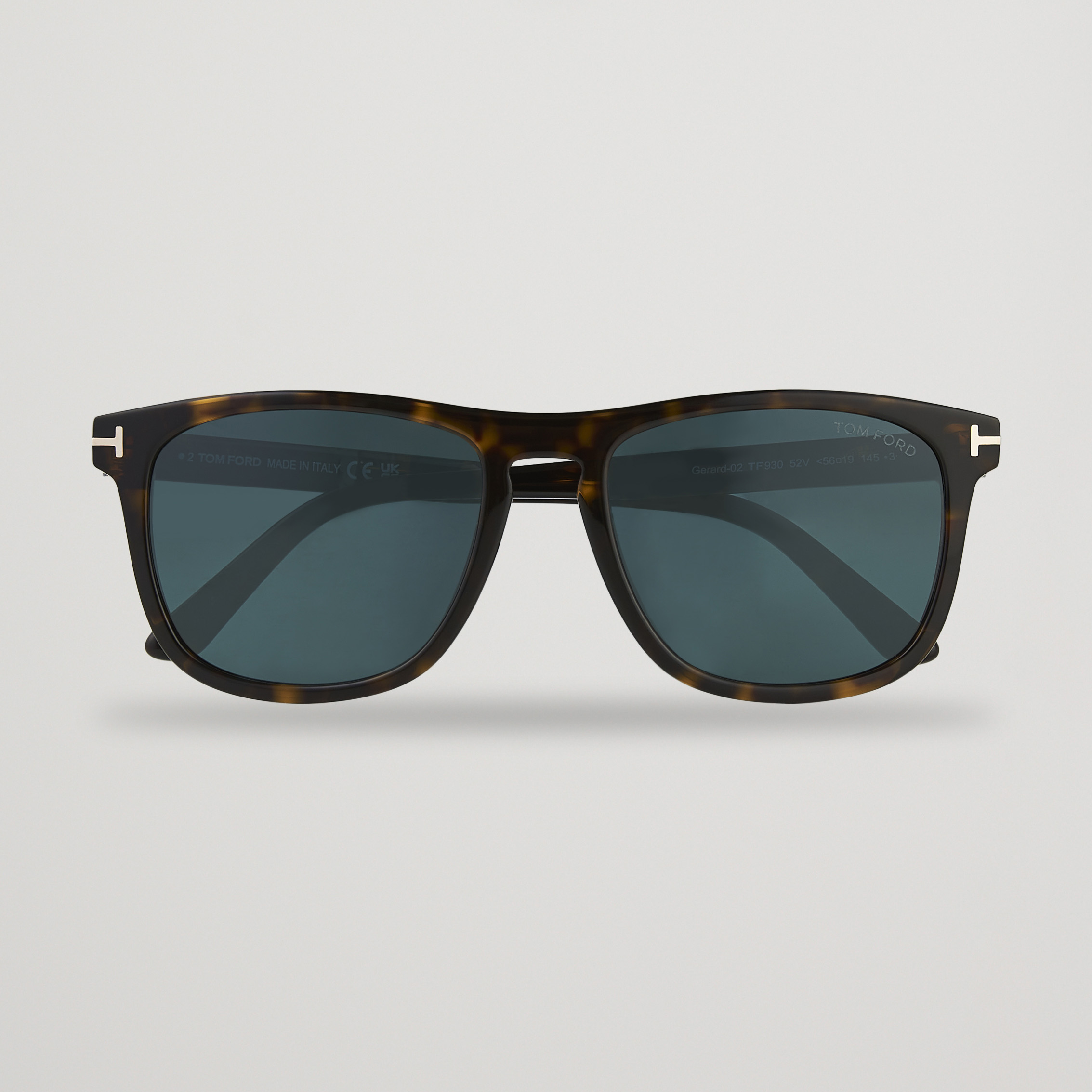 Tom Ford Gerard Sunglasses Dark Havana/Blue at CareOfCarl.com