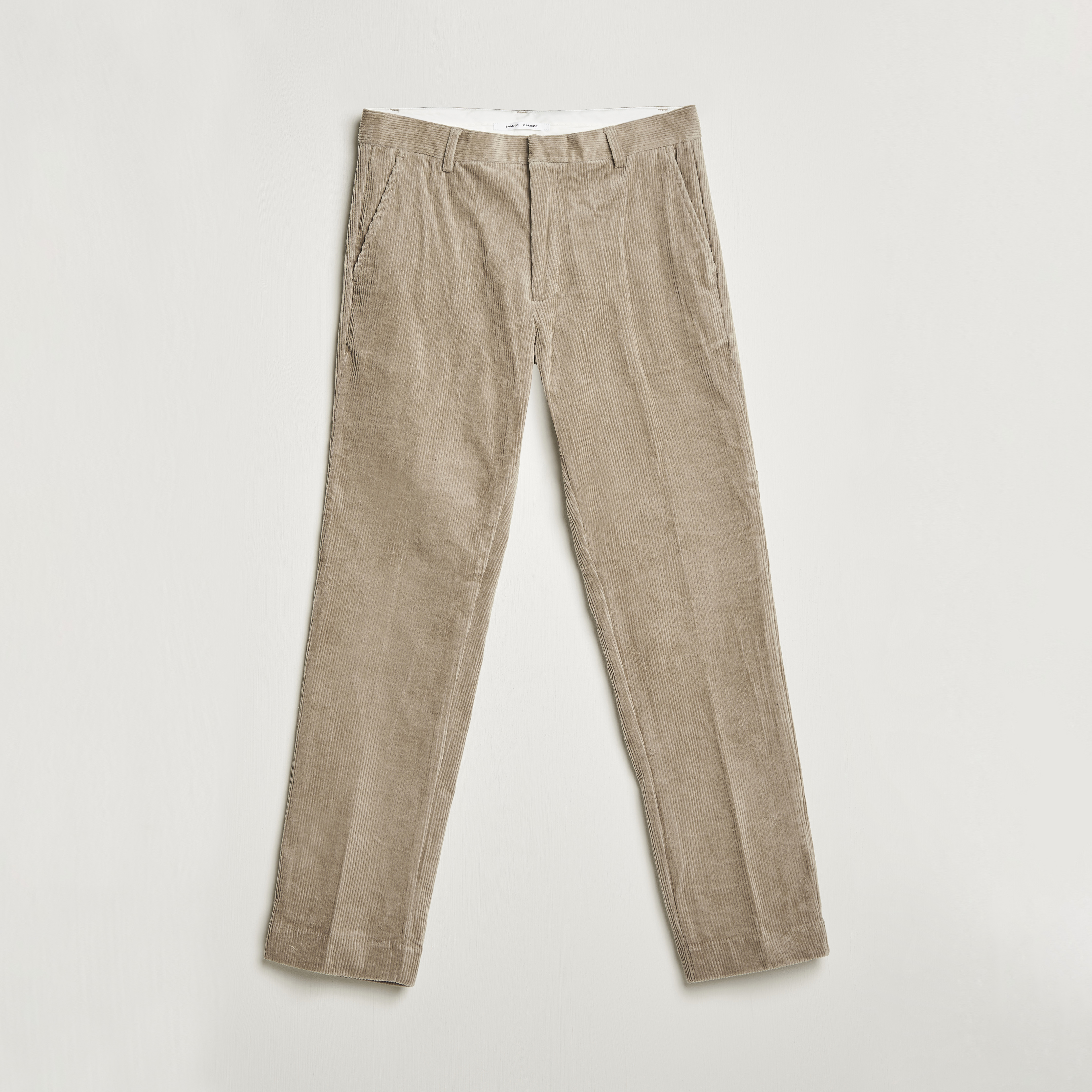 Samsøe & Samsøe Felix Corduroy Trousers Winter Twig at CareOfCarl.com