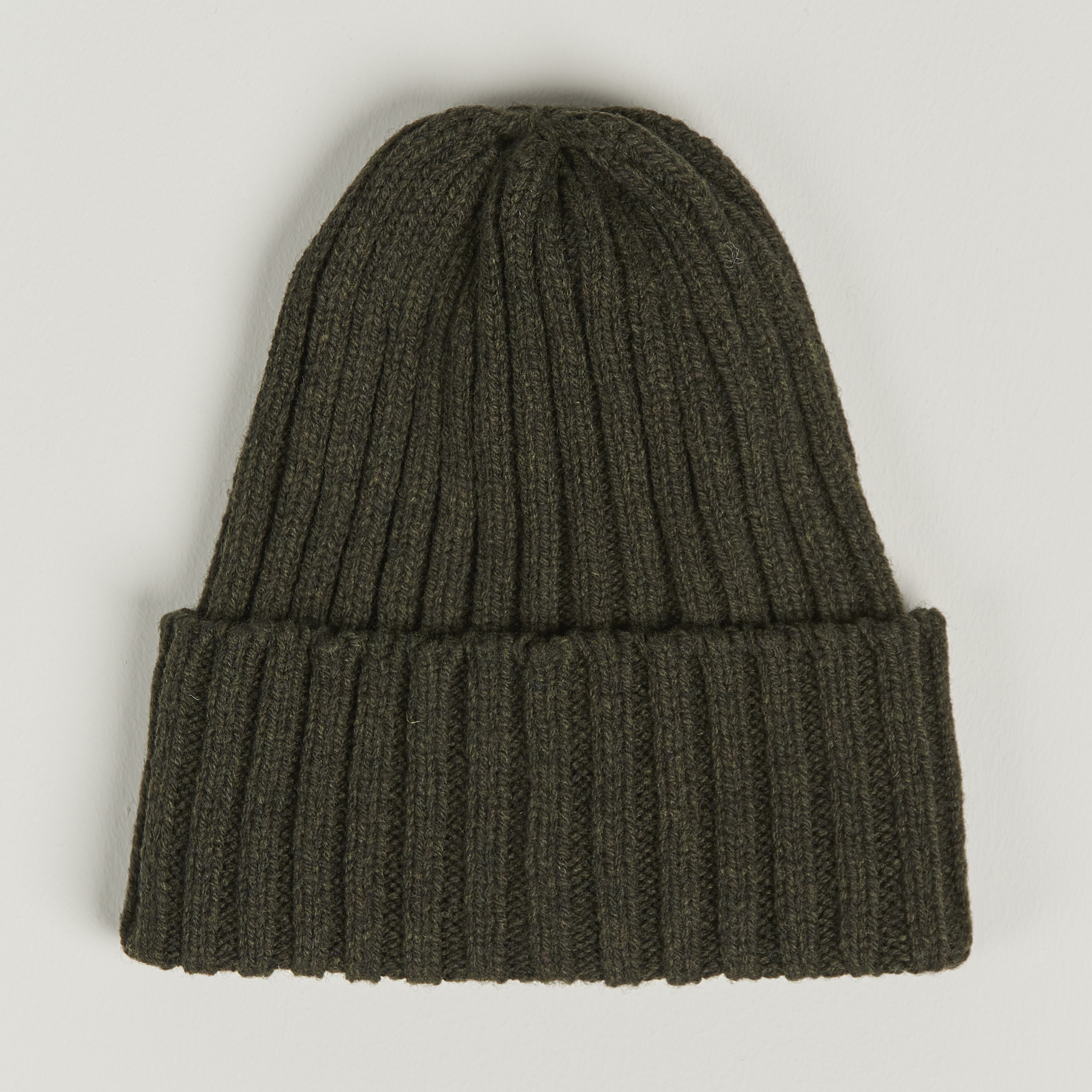 BEAMS PLUS Wool Watch Cap Olive at CareOfCarl.com