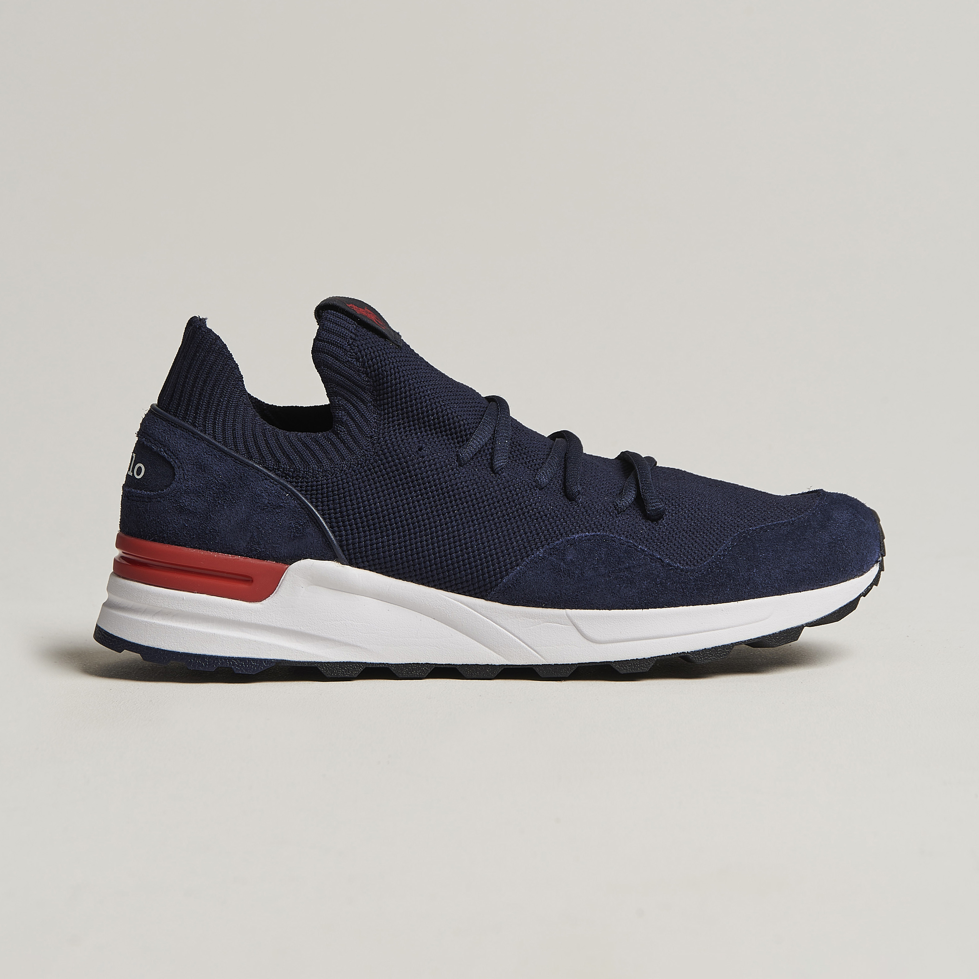 Polo Ralph Lauren Trackstr 200 Running Sneaker Hunter Navy at CareOfCarl.co
