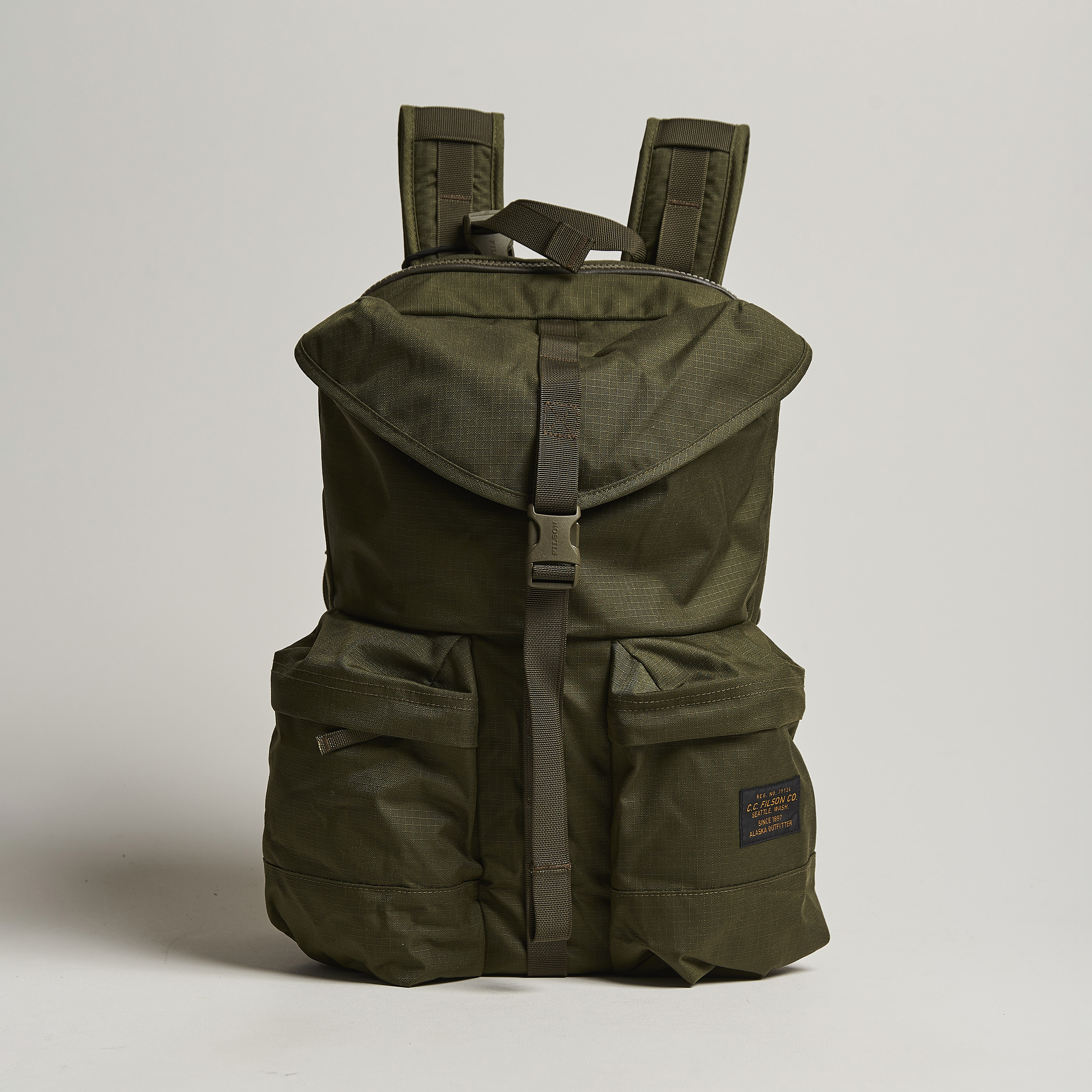 Filson Ripstop Nylon Backpack Surplus Green at CareOfCarl.com