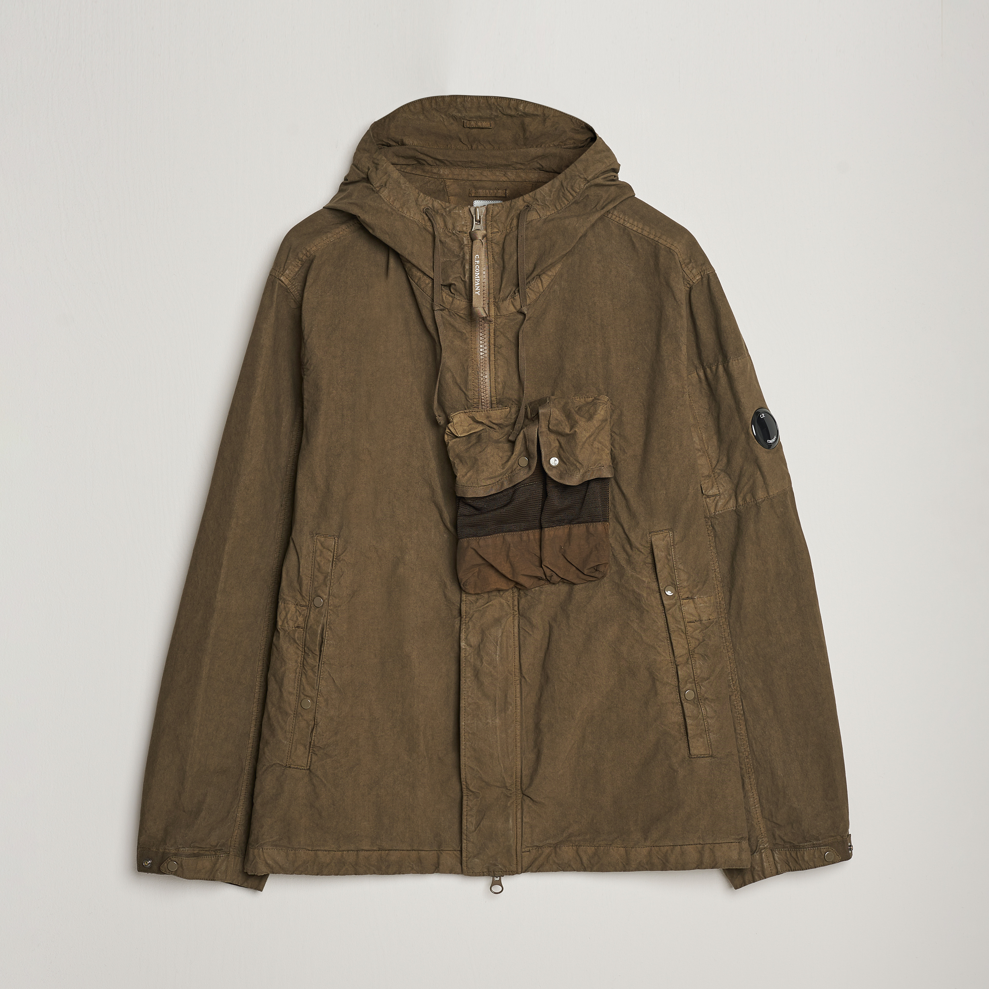 C.P. Company Ba-Tic Hooded Jacket Military Green at CareOfCarl.com