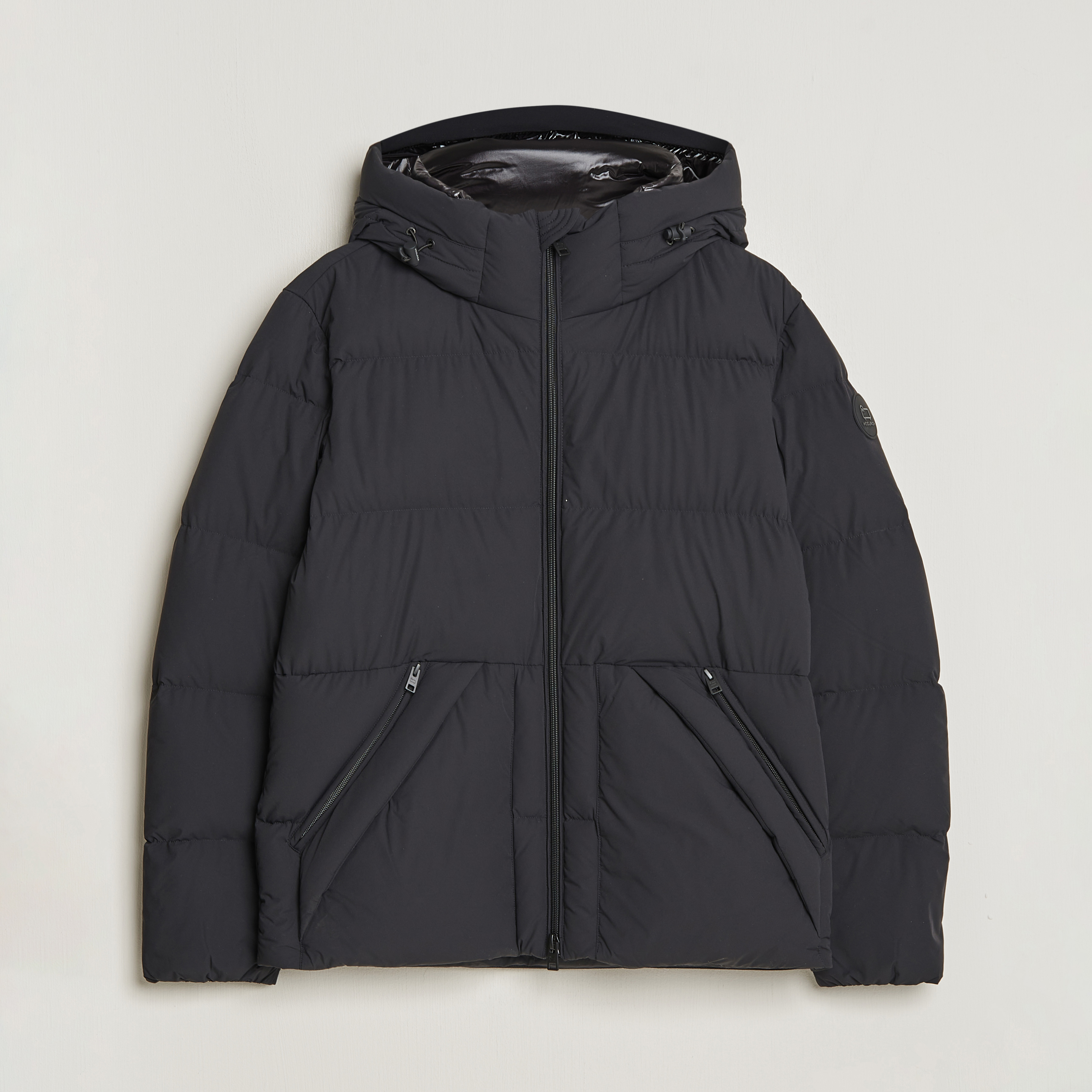 Woolrich Sierra Supreme Down Jacket Black at CareOfCarl.com