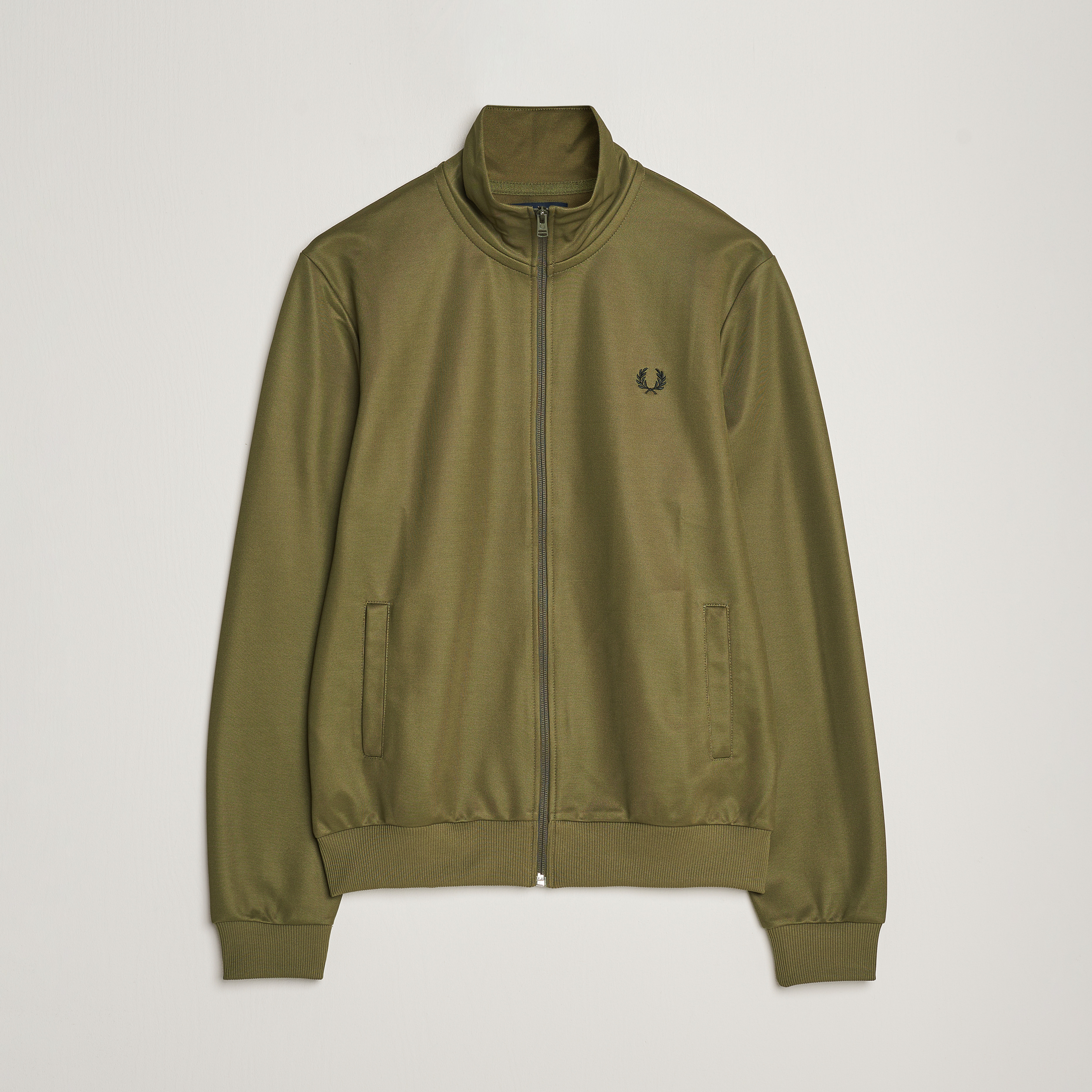 Fred Perry Track Jacket Uniform Green at CareOfCarl.com