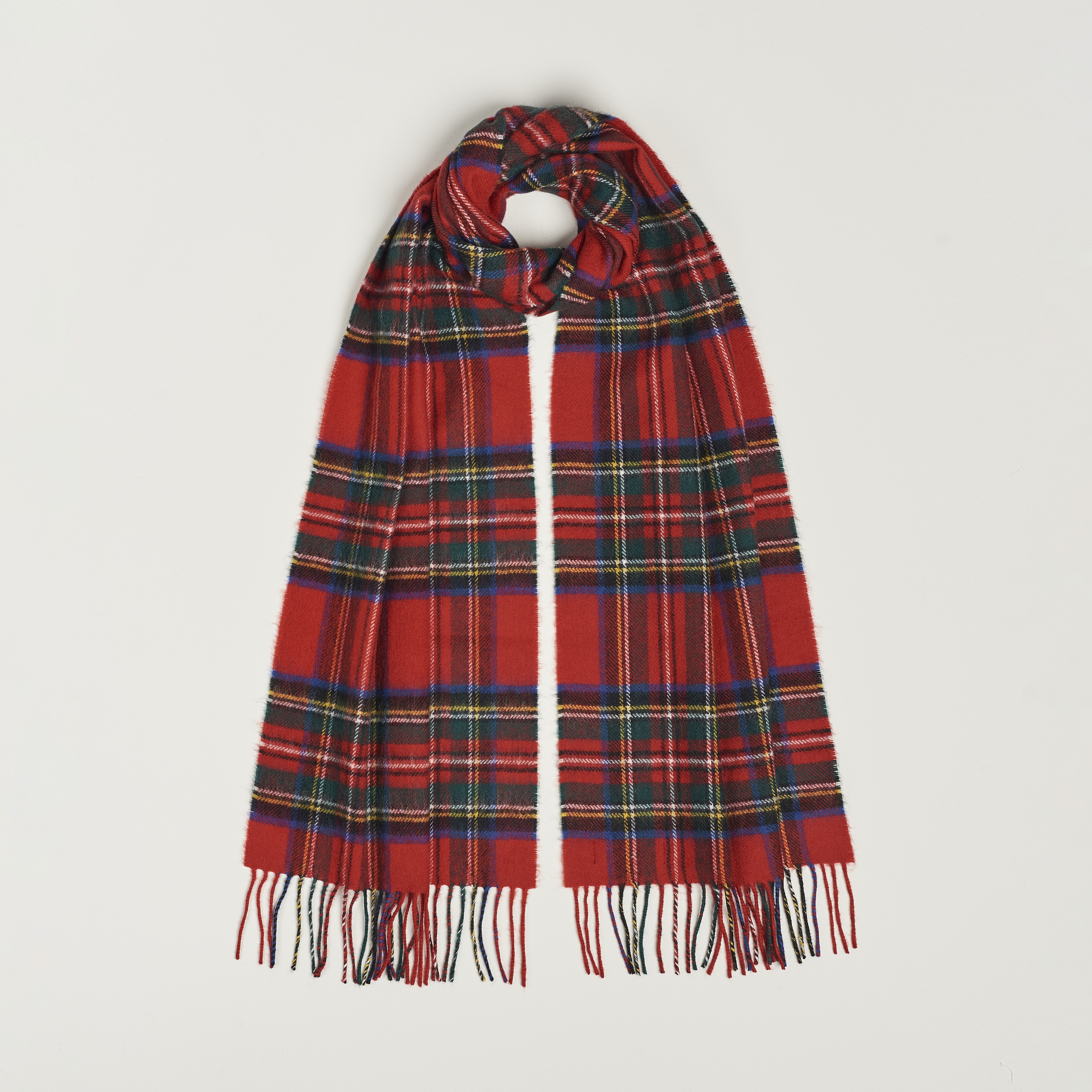Gloverall Lambswool Scarf Royal Stewart at CareOfCarl.com