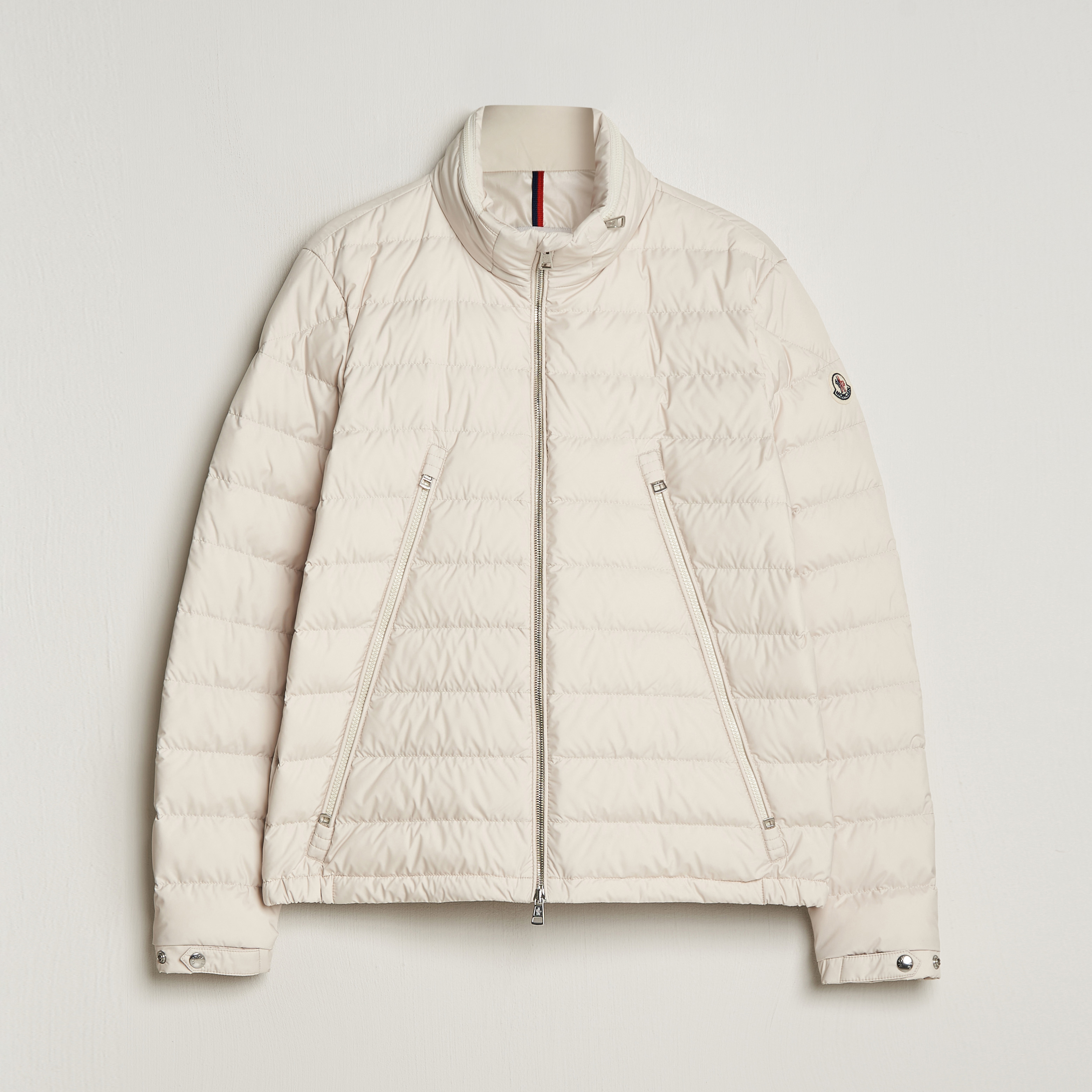 Moncler Alfit Down Jacket Off White at CareOfCarl.com