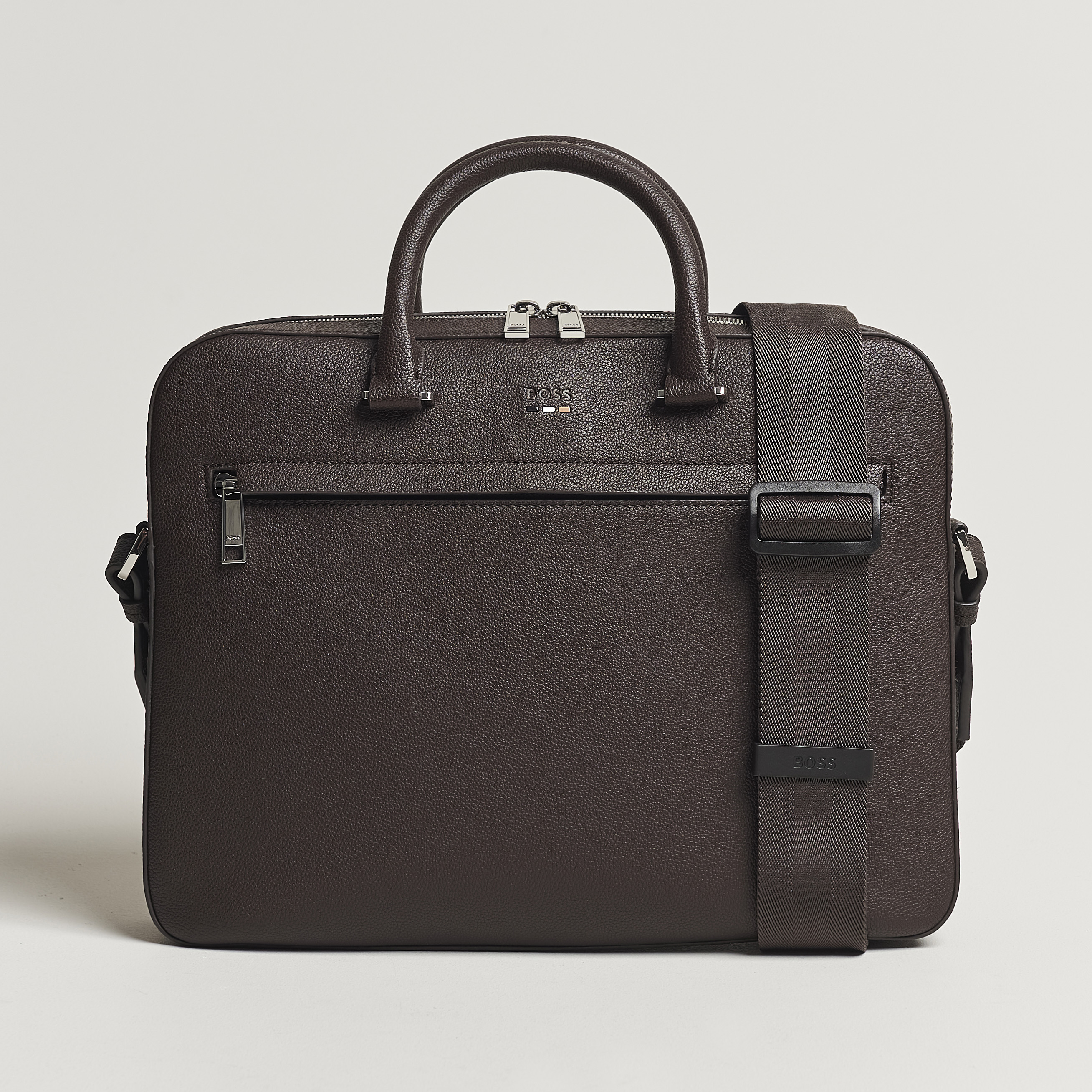 BOSS BLACK Ray Document Case Dark Brown at CareOfCarl.com