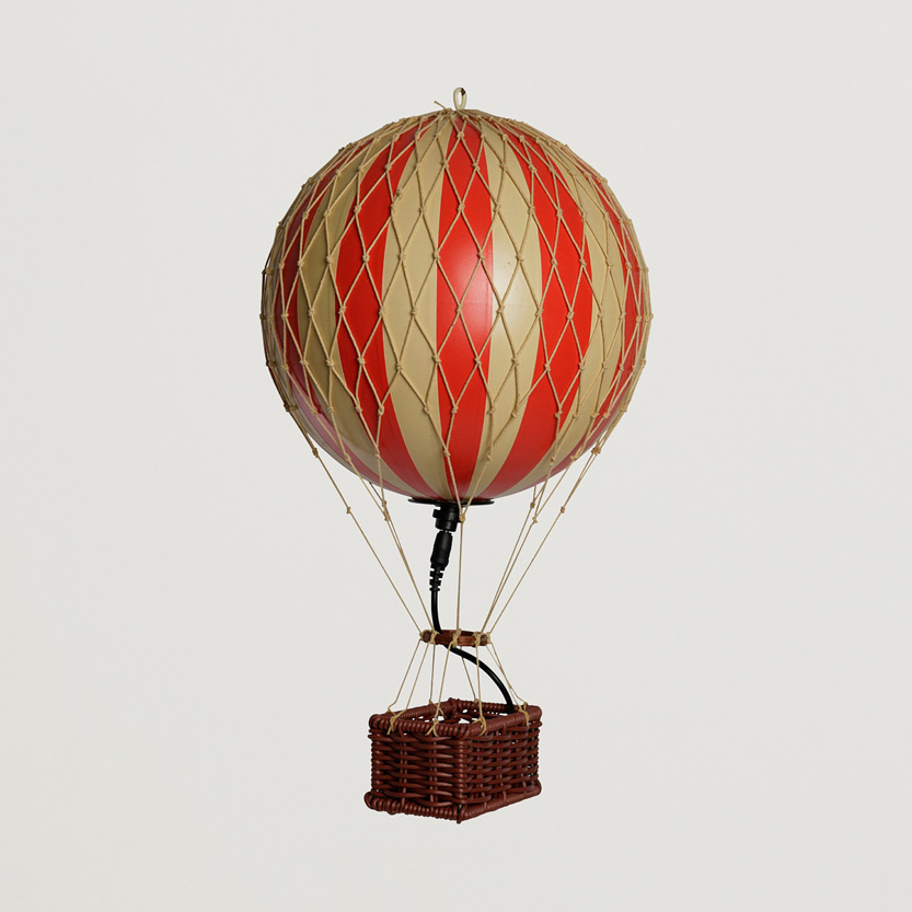 Authentic Models Travels Light Led Balloon True Red at CareOfCarl.com
