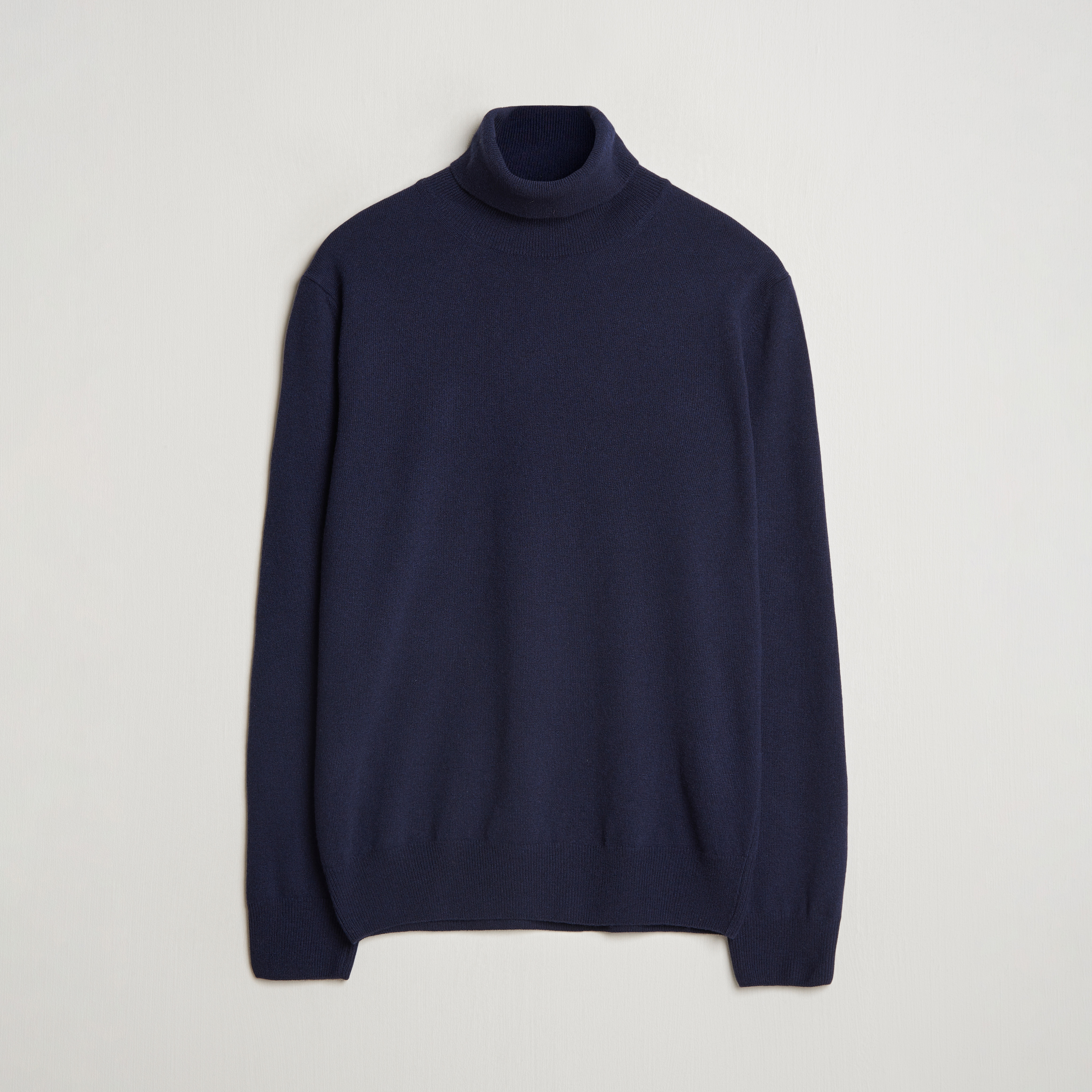 Morgano Wool/Cashmere Rollneck Navy at CareOfCarl.com