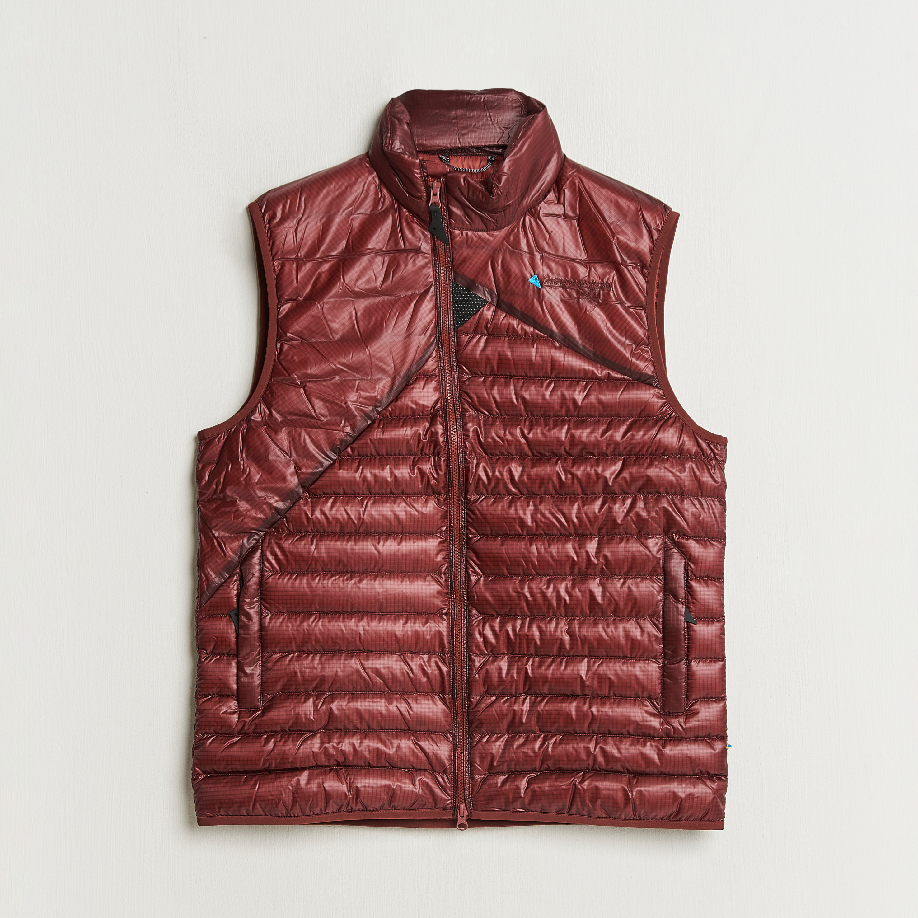 Klättermusen Lopt Lightweight Down Vest Madder Red at CareOfCarl.com