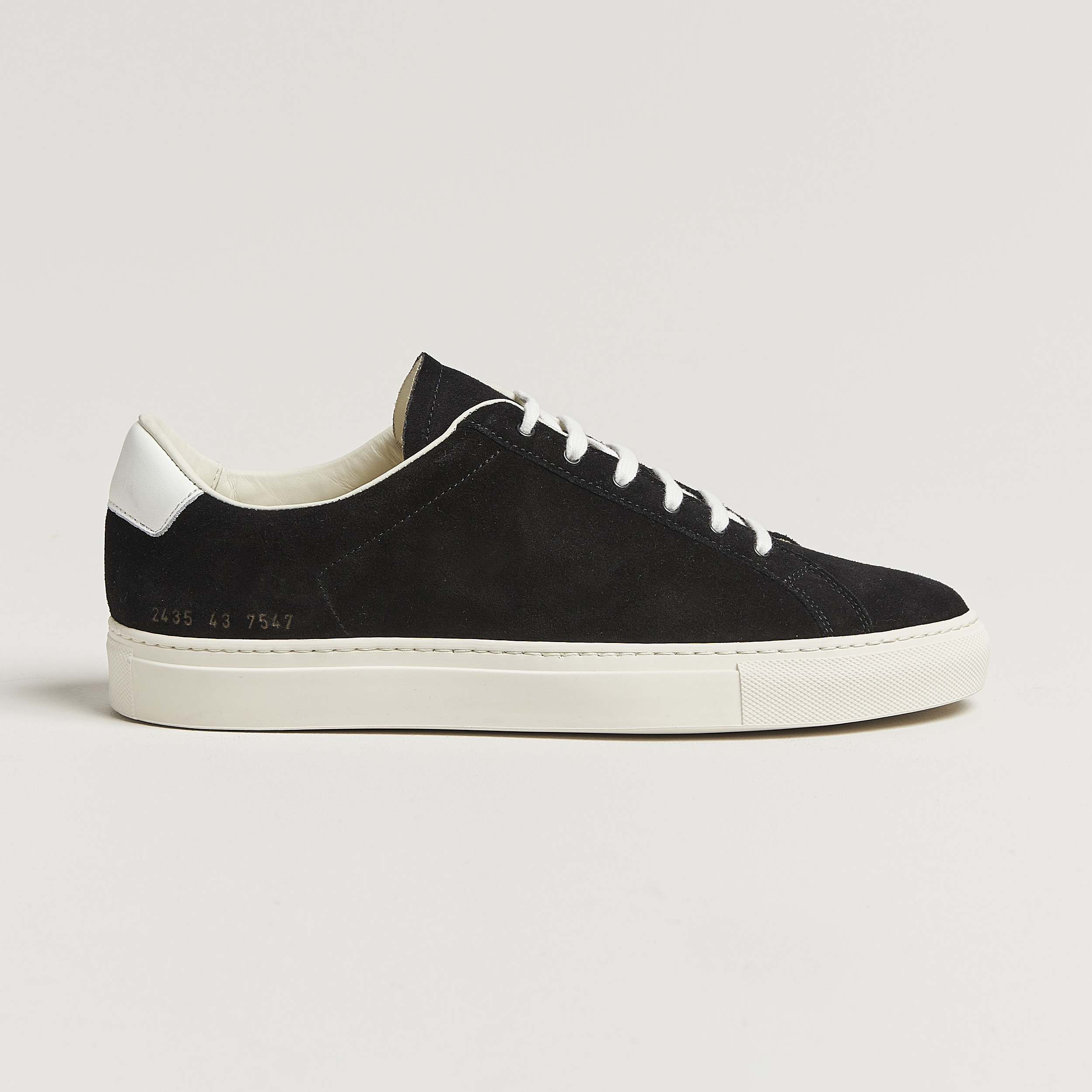 Common Projects Retro Suede Sneaker Black at CareOfCarl.com