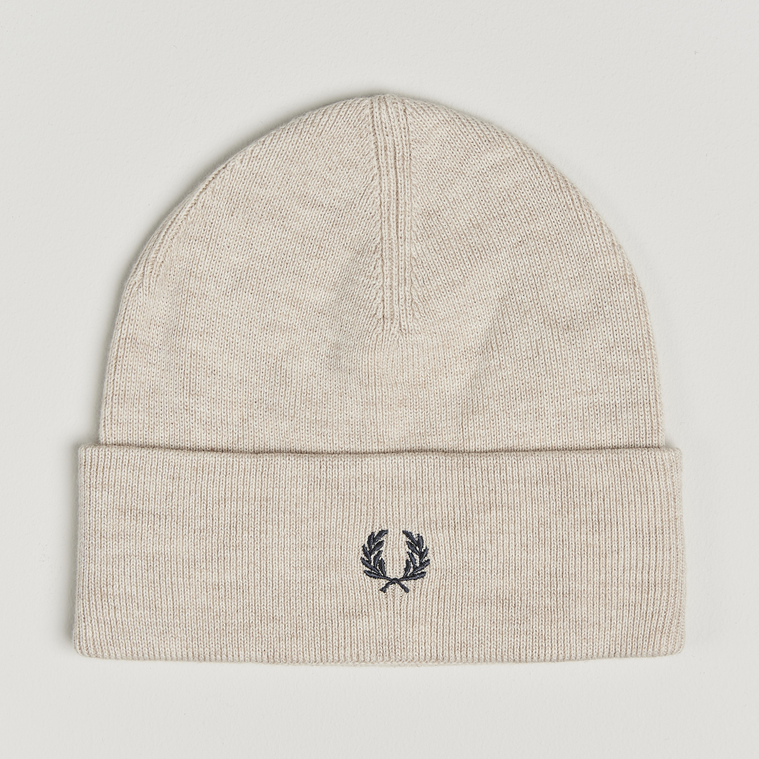 Fred Perry Merino Wool Beanie Porriged Marl at CareOfCarl.com