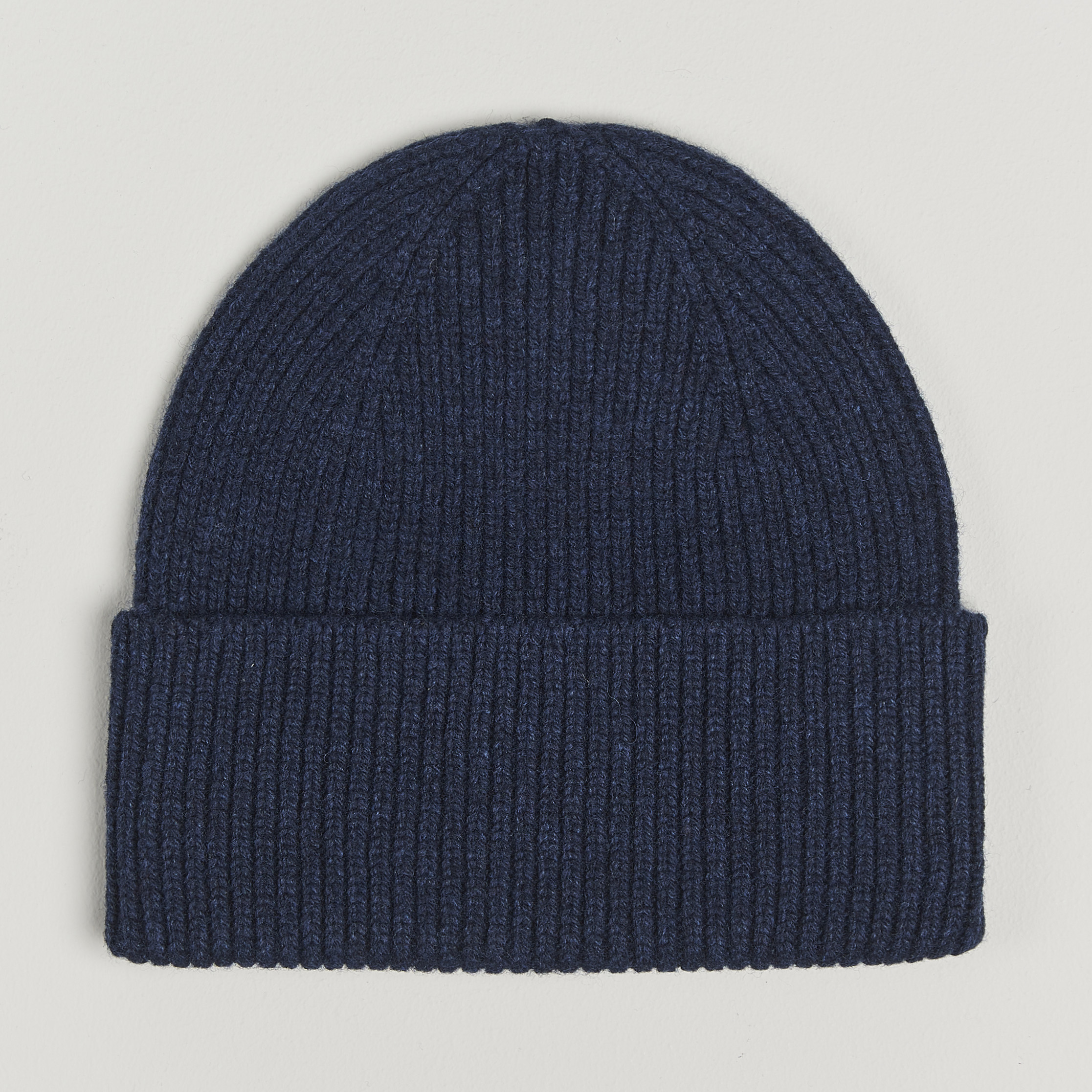 Colorful Standard Merino Wool Beanie Marine Blue at CareOfCarl.com