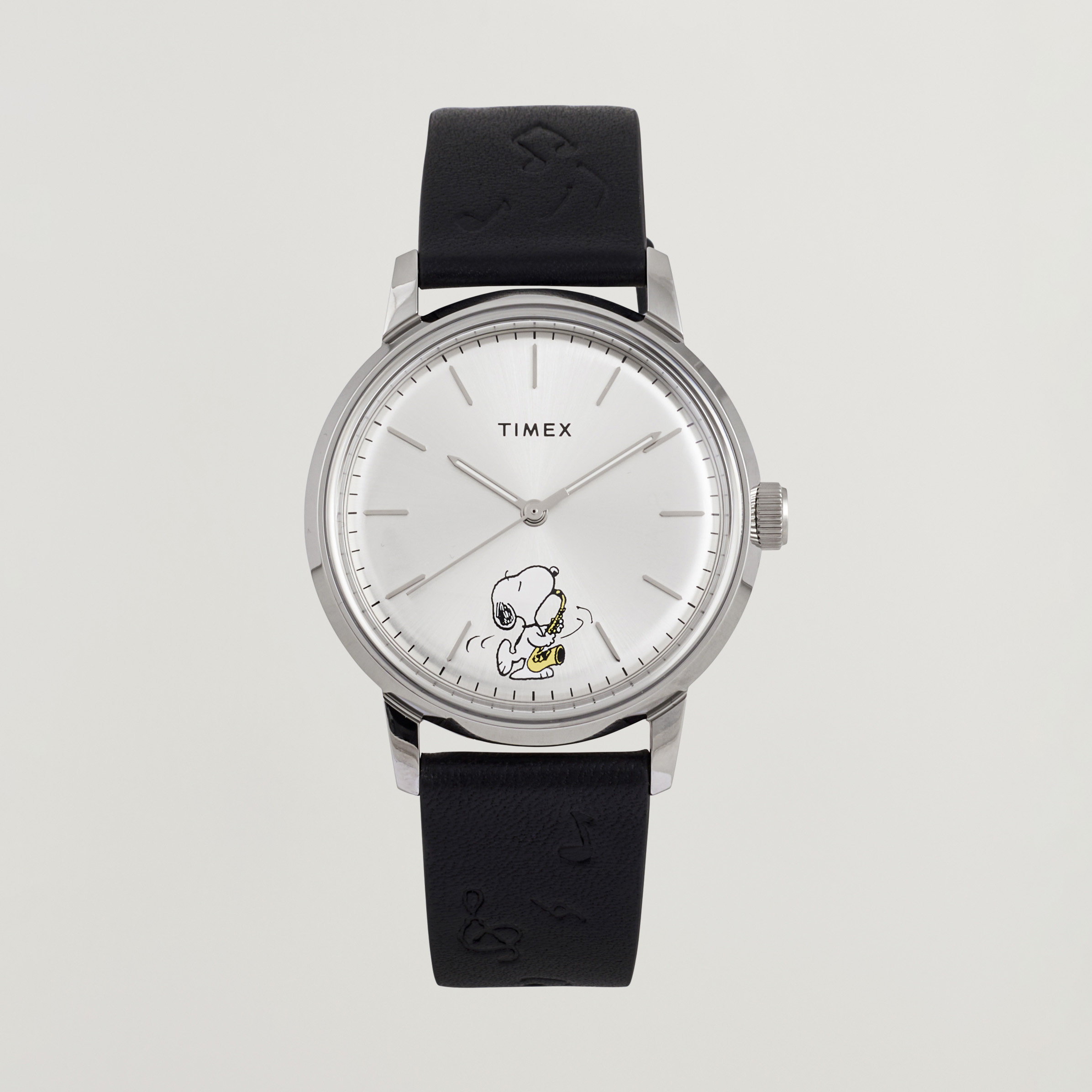 Timex Timex X Peanuts Marlin Snoopy Automatic 40mm Silver Dial at CareOfCar