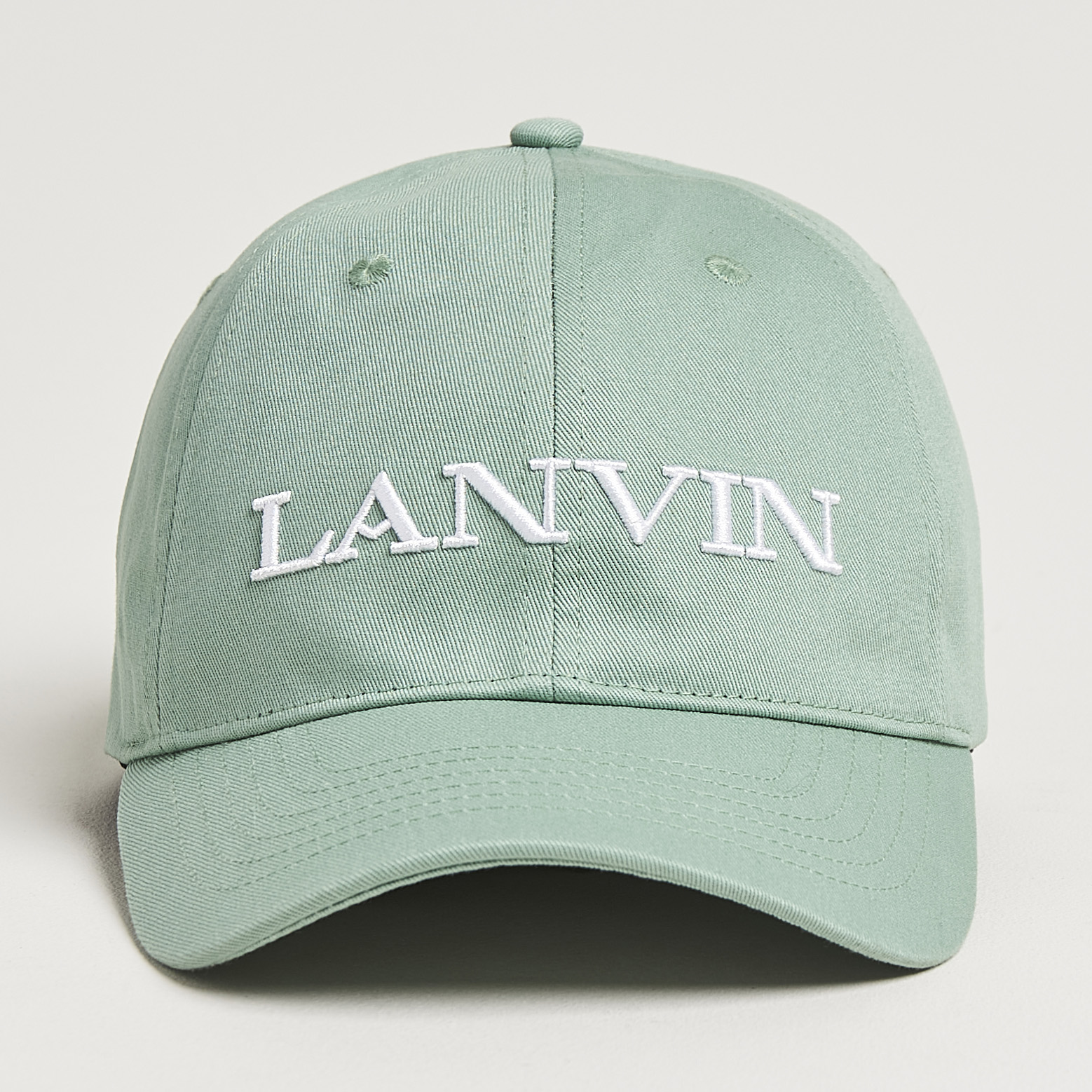 Lanvin Baseball Cap Sage Green at CareOfCarl.com