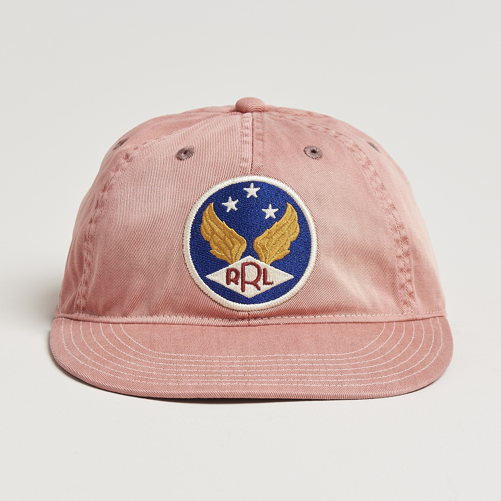 RRL Garment Dyed Ball Cap Faded Red at CareOfCarl.com