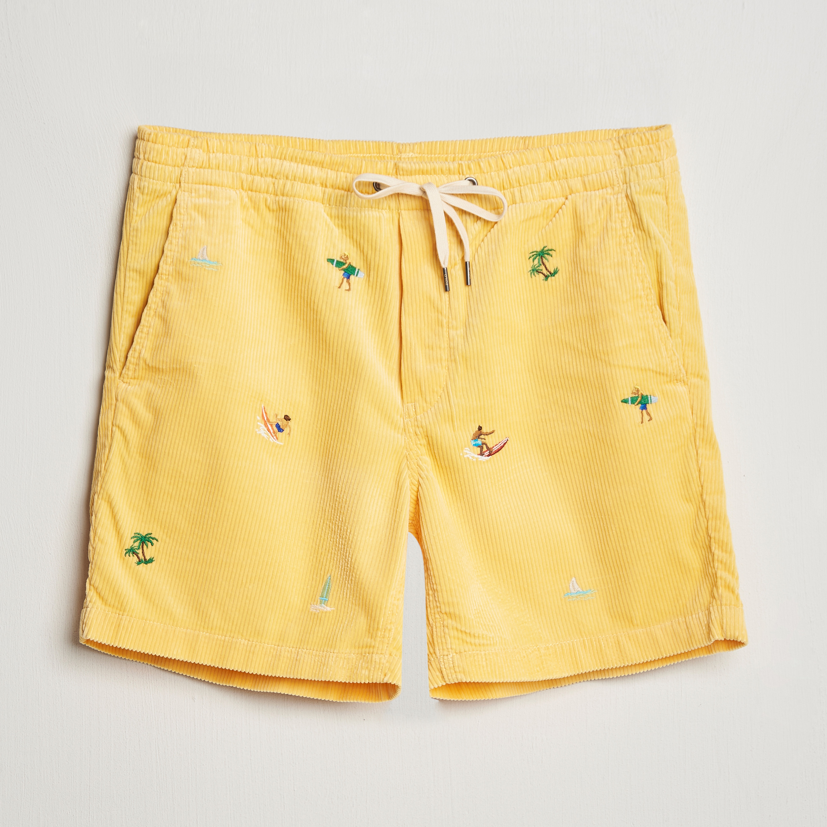 Polo Ralph Lauren Prepster Shorts Surfers Beach Yellow at CareOfCarl.com