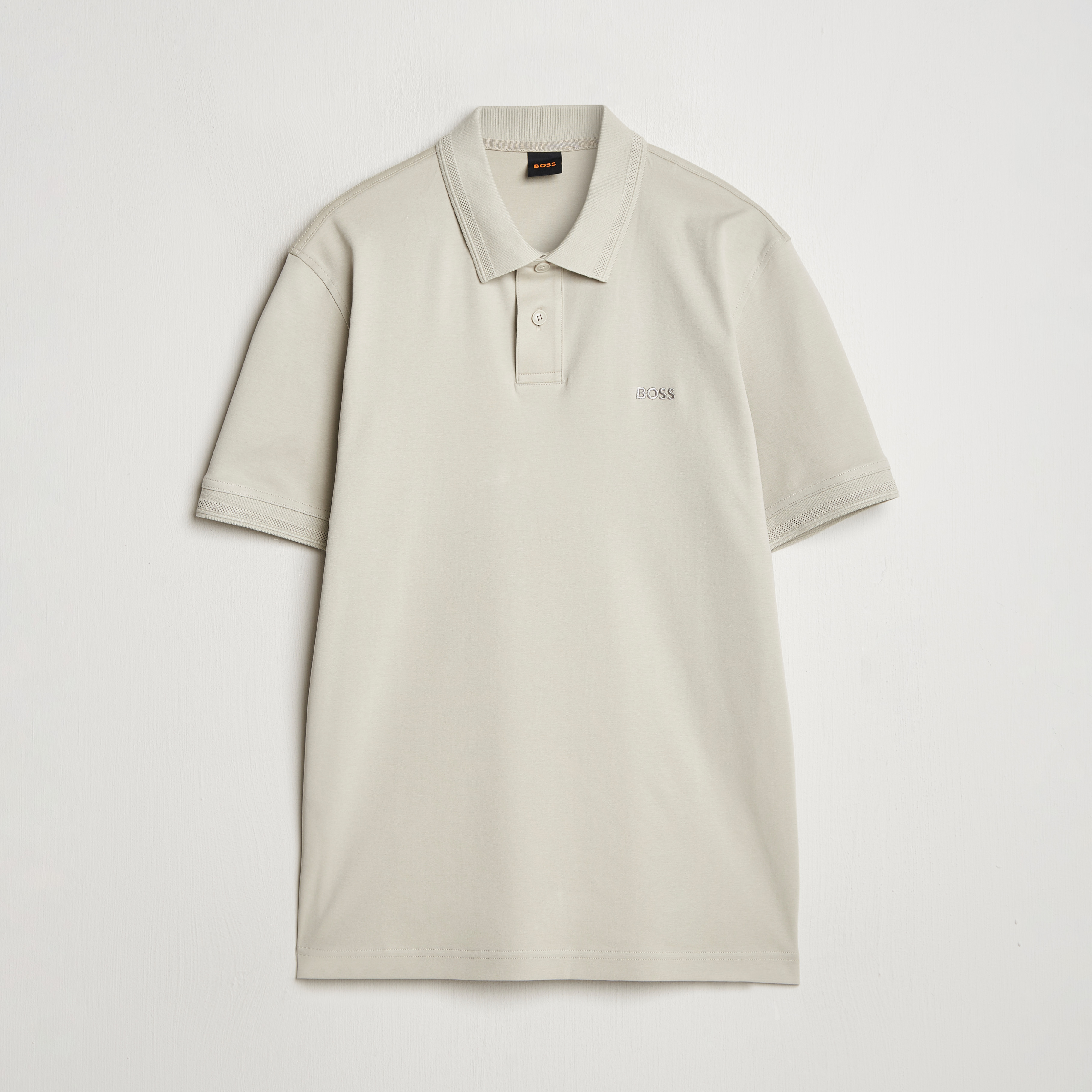 BOSS ORANGE Interlock Polo Light Beige at CareOfCarl.com