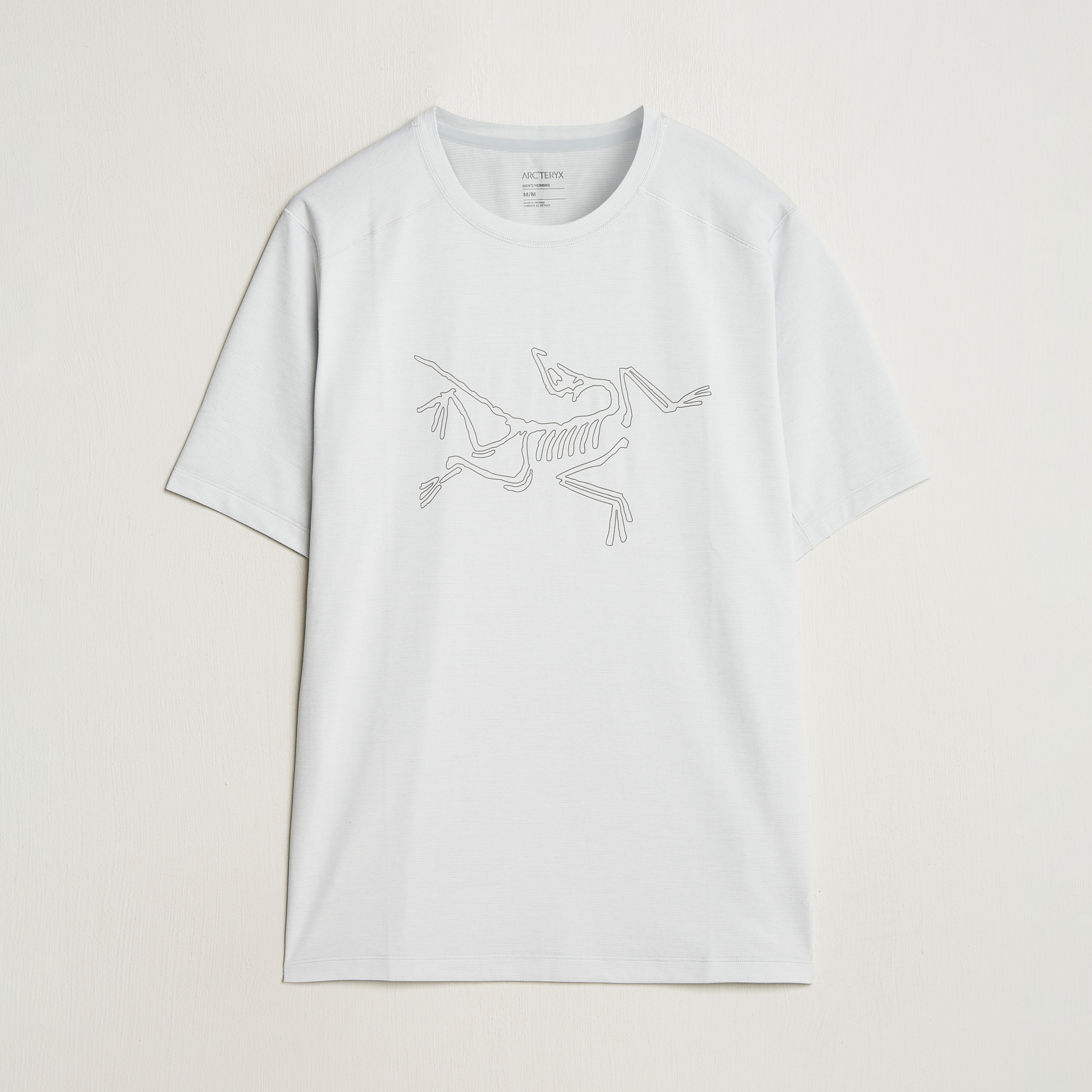 Arc'teryx Cormac Bird Logo Crew Neck T-Shirt Atmos Heather at CareOfCarl.co