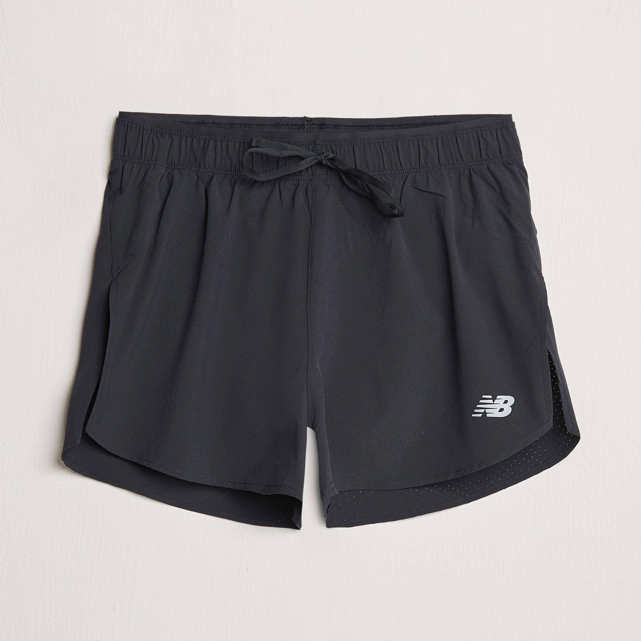 New Balance Running Split Shorts Black at CareOfCarl.com