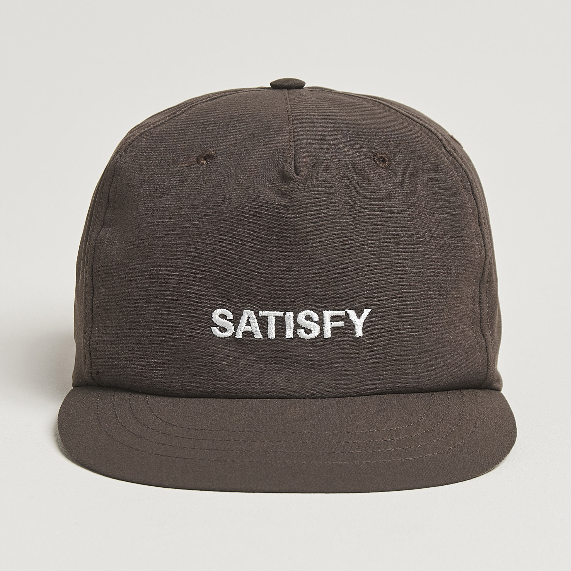 Satisfy PeaceShell 5-Panel Cap Brown at CareOfCarl.com