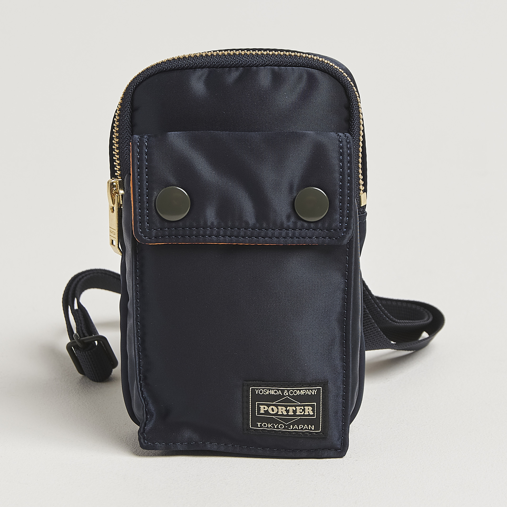 Porter-Yoshida & Co. Tanker Mobile Pouch Navy at CareOfCarl.com