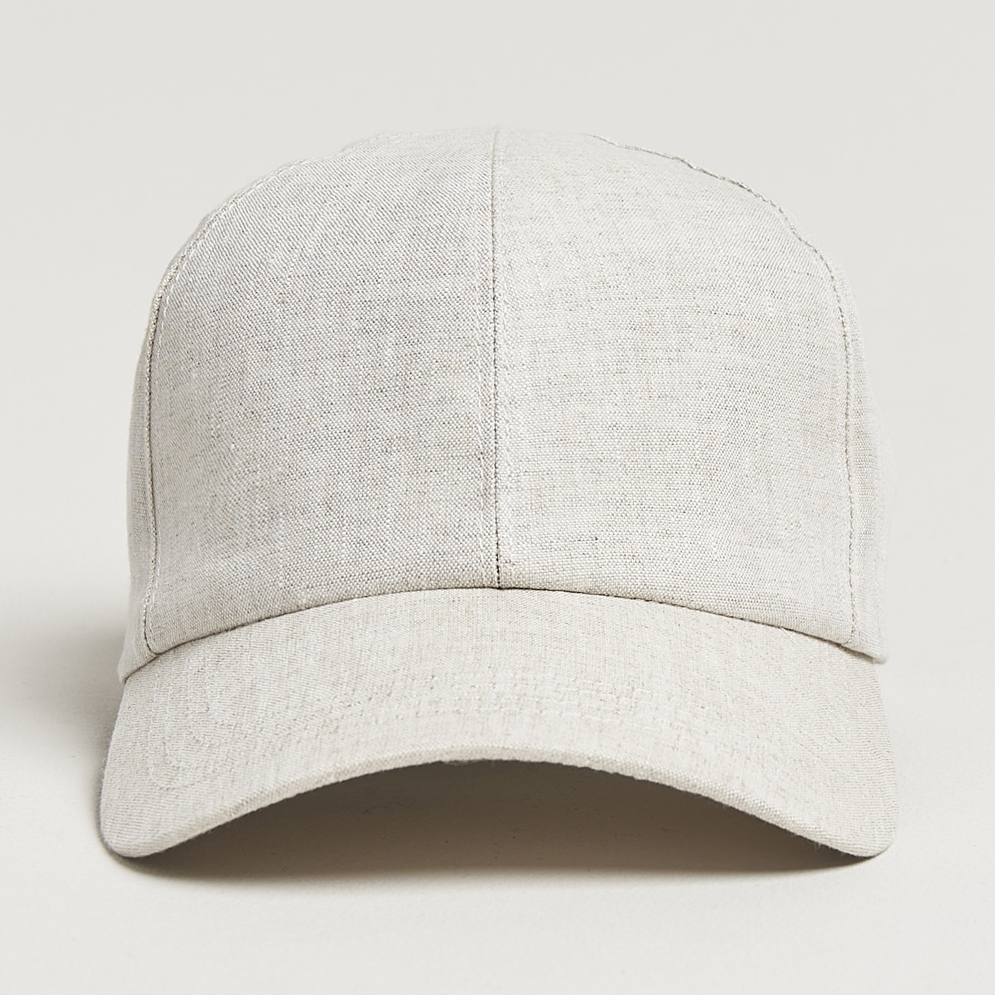 Wigéns Baseball Linen Cap Light Beige at CareOfCarl.com
