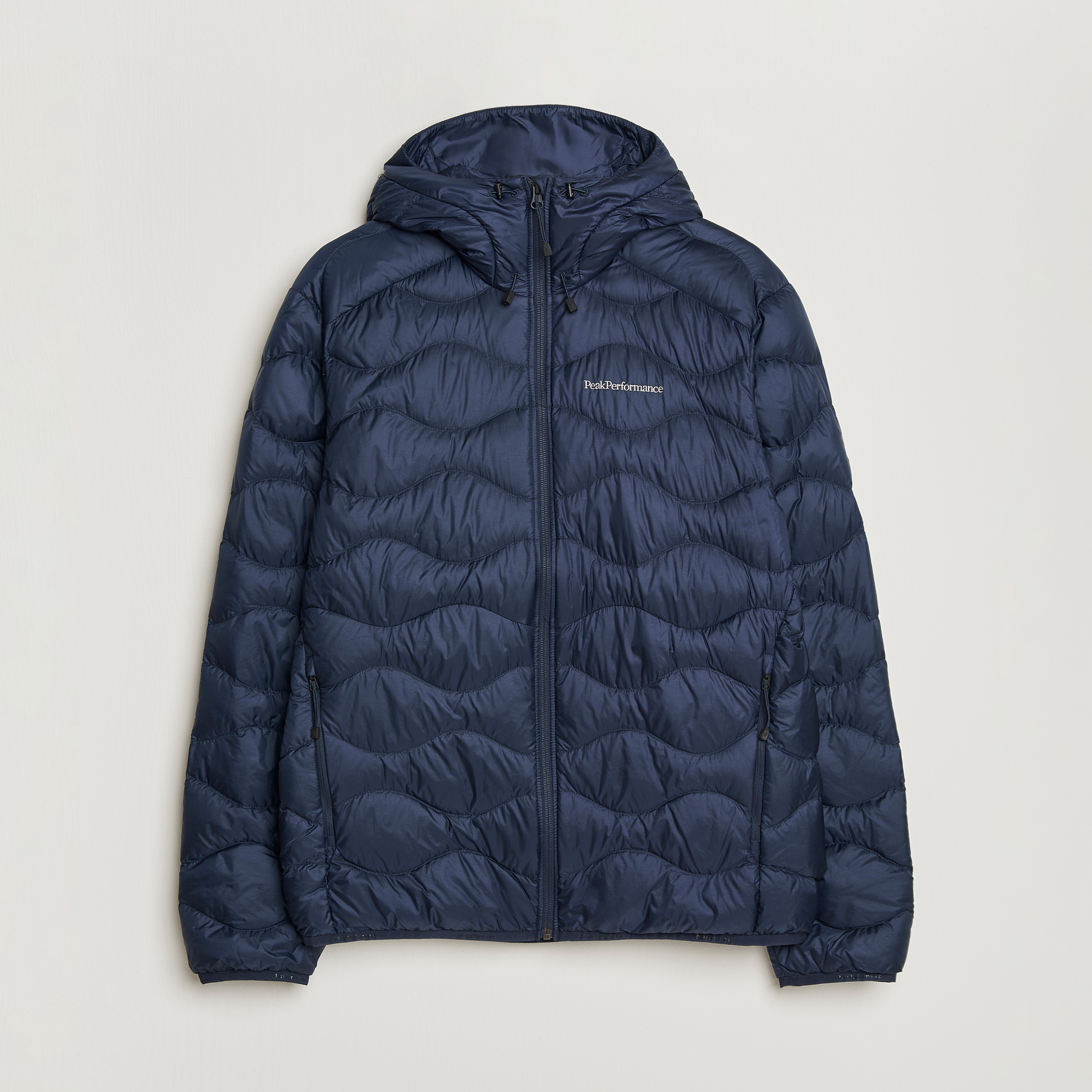 Peak Performance Helium Down Hooded Jacket Blue Shadow at CareOfCarl.com