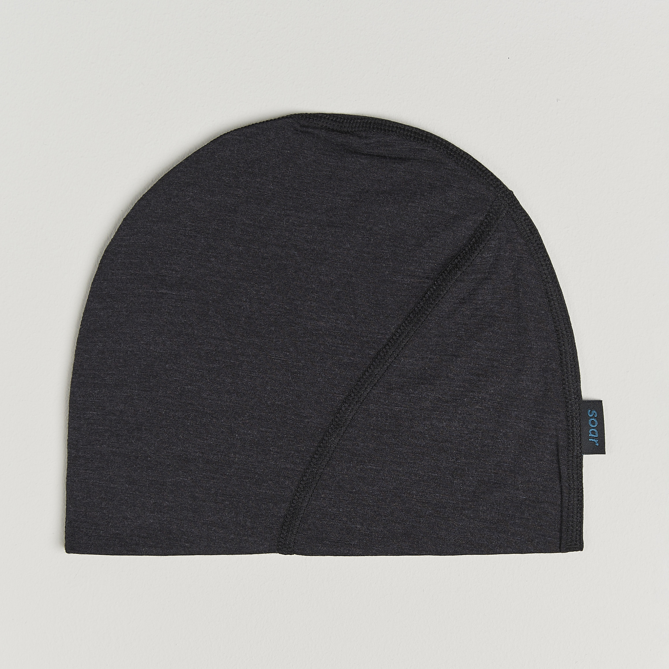 SOAR Running Silk Merino Beanie Dark Grey at CareOfCarl.com