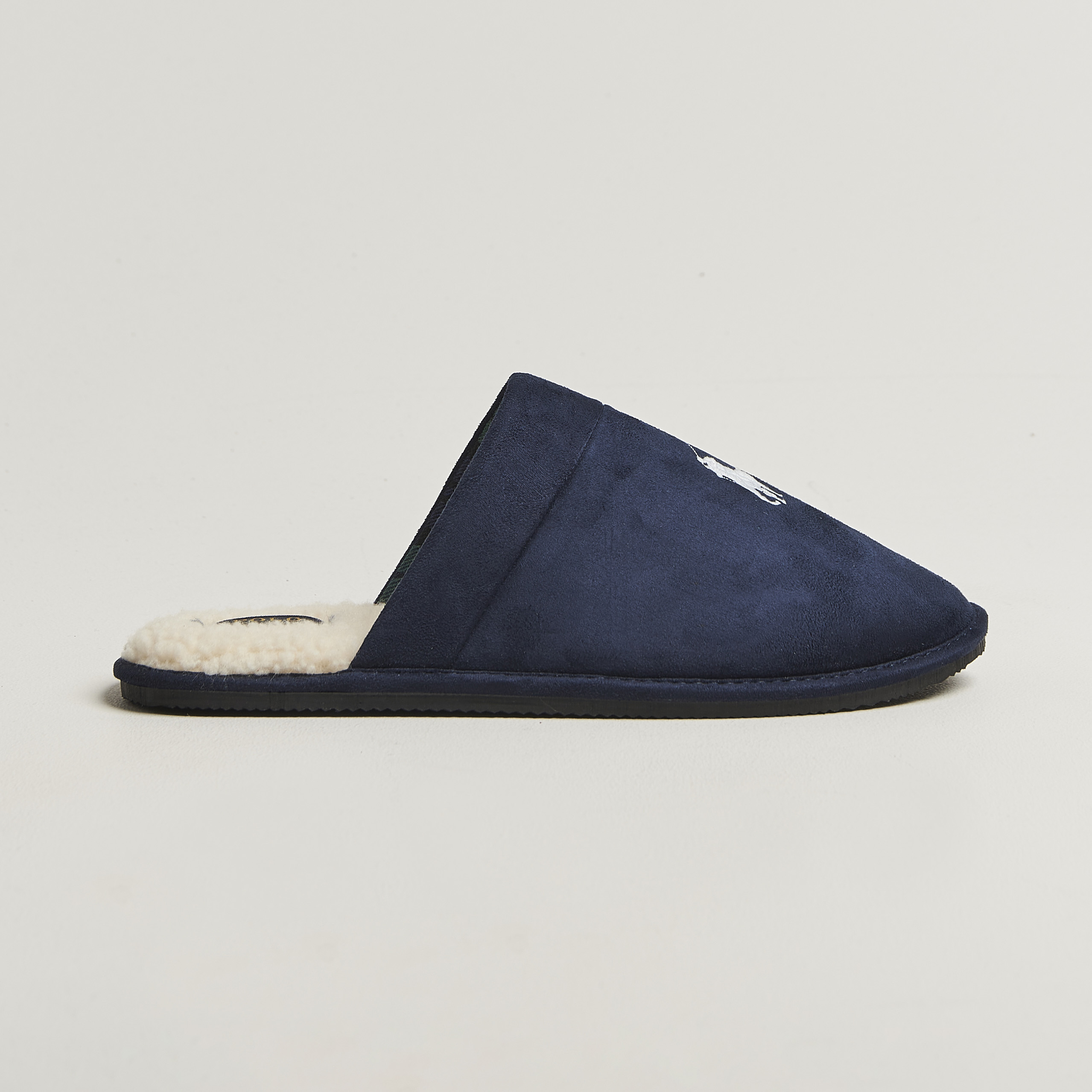 Polo Ralph Lauren Klarence Dress Slipper Navy/BlackWatch at CareOfCarl.com