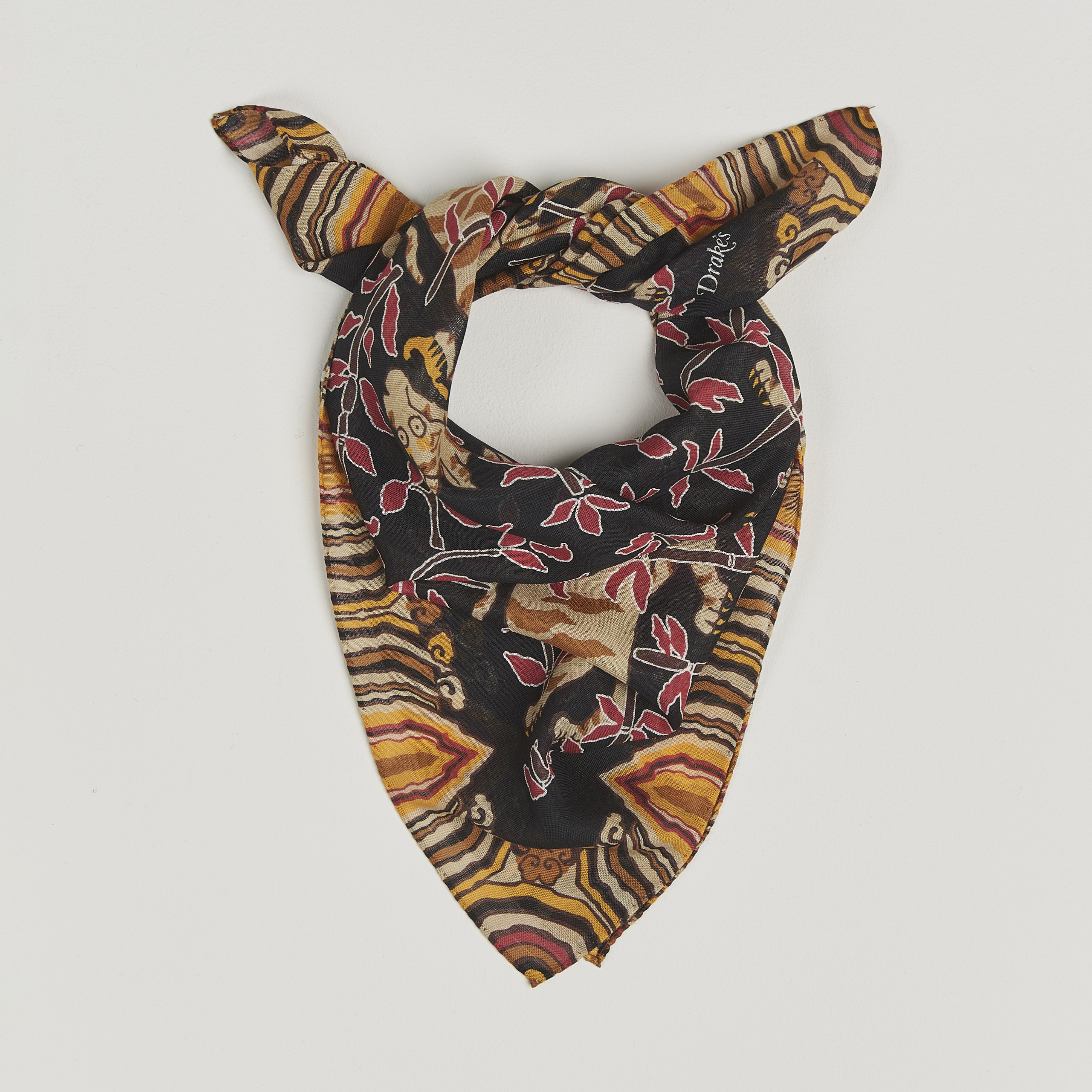 Drake's Tiger Bandana Black at CareOfCarl.com