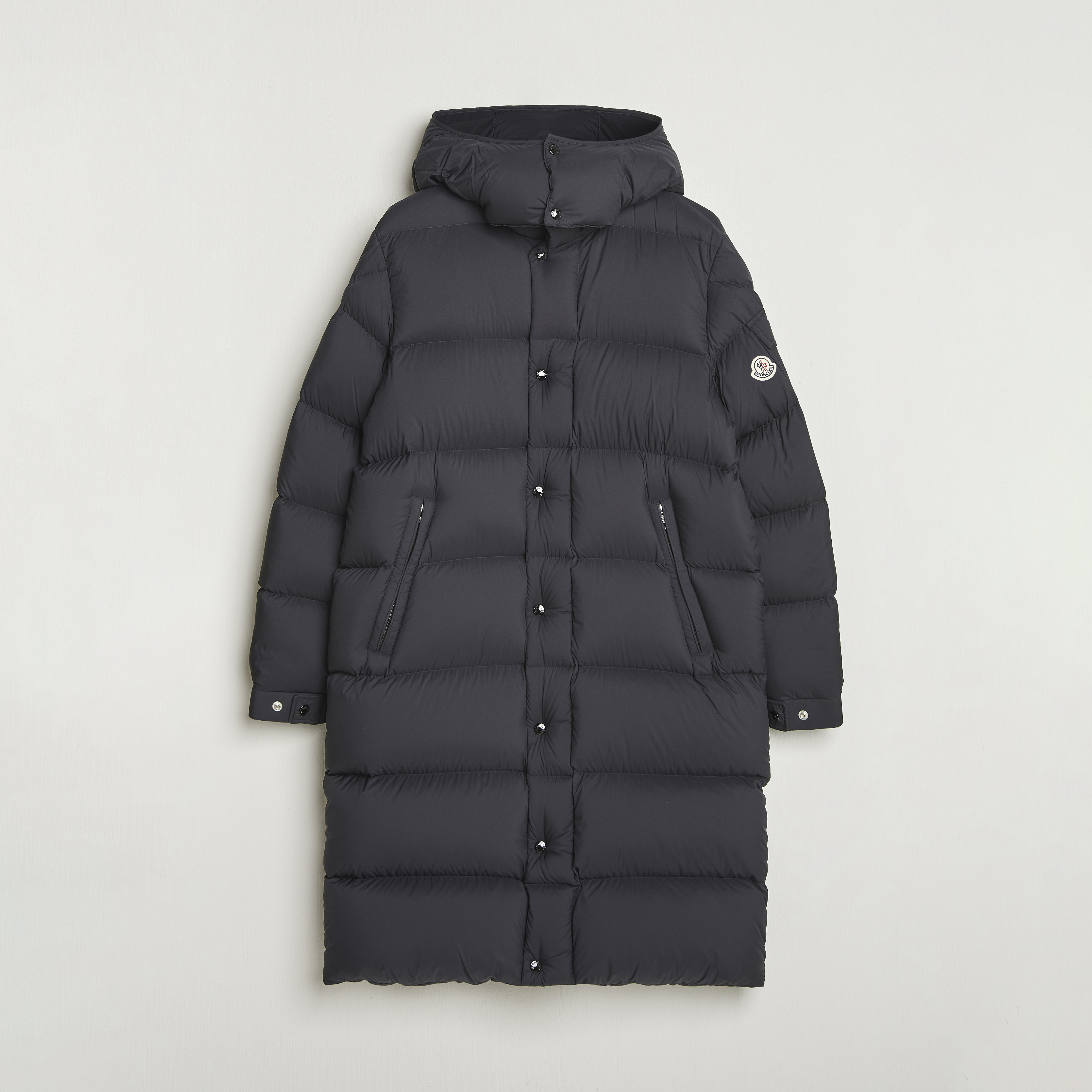 Moncler Hanoverian Long Down Parka Black at CareOfCarl.com
