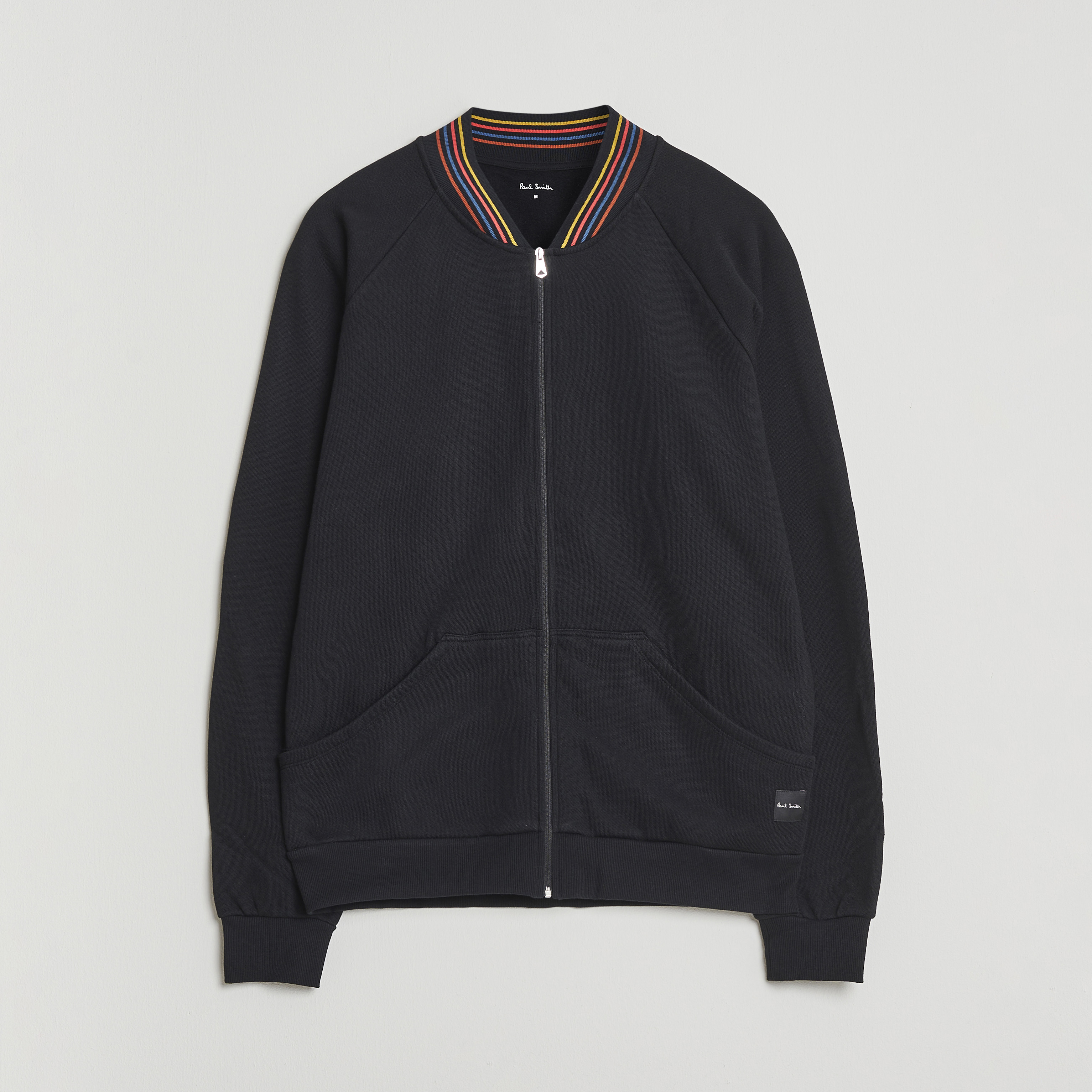Paul Smith Artist Rib Full Zip Black at CareOfCarl.com