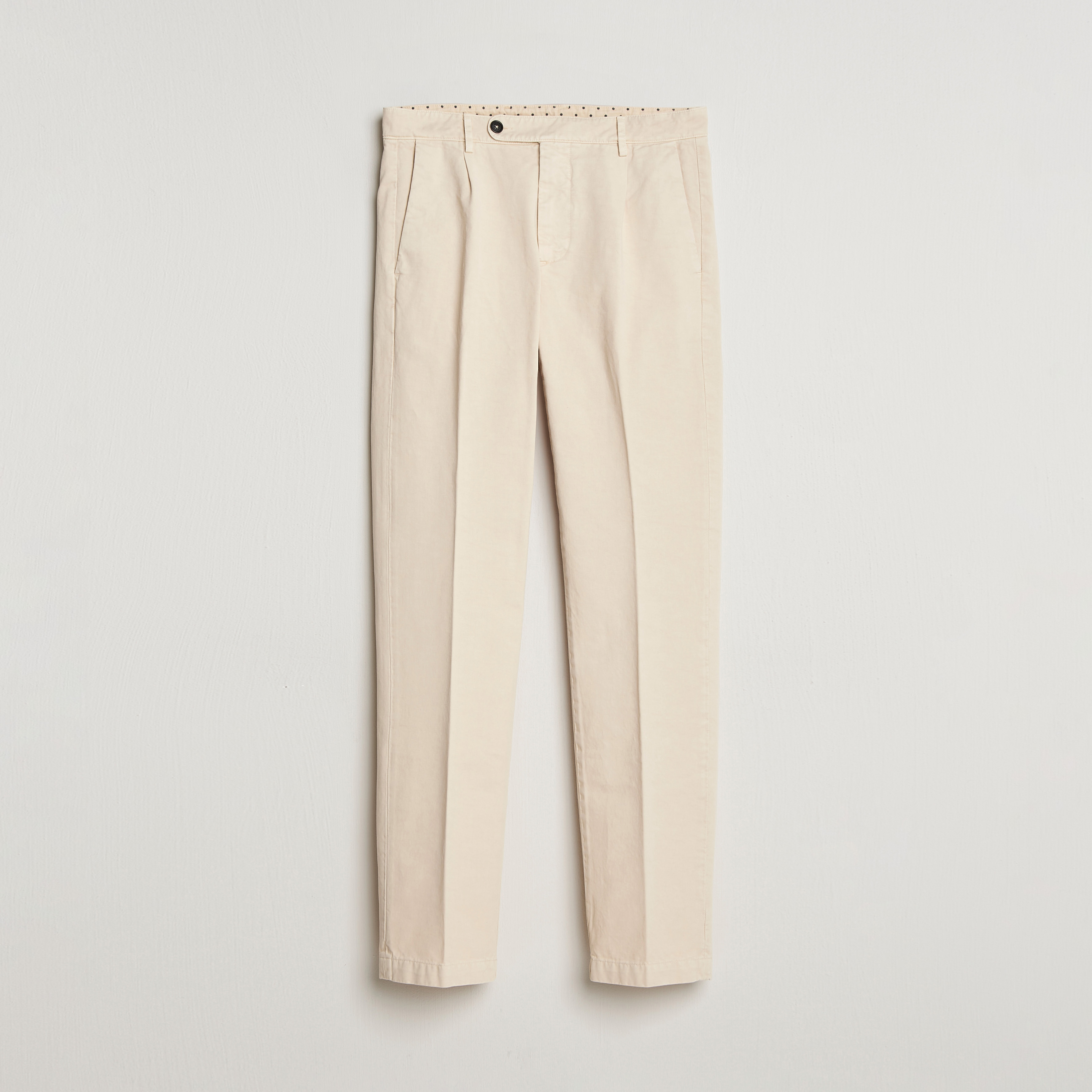 Massimo Alba Ionio Cotton Trousers Light Beige at CareOfCarl.com