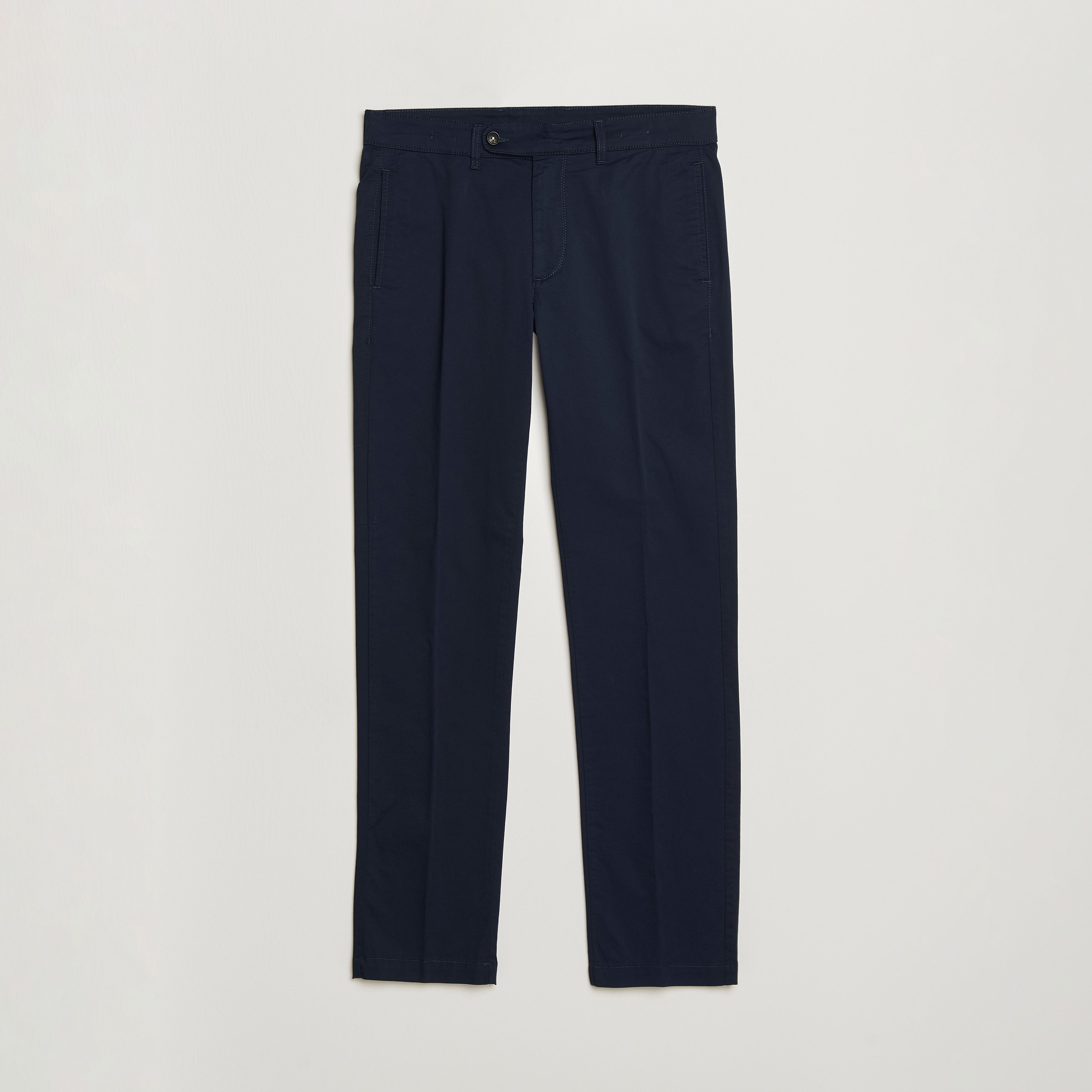 Massimo Alba Winch Cotton Gabardine Trousers Navy at CareOfCarl.com