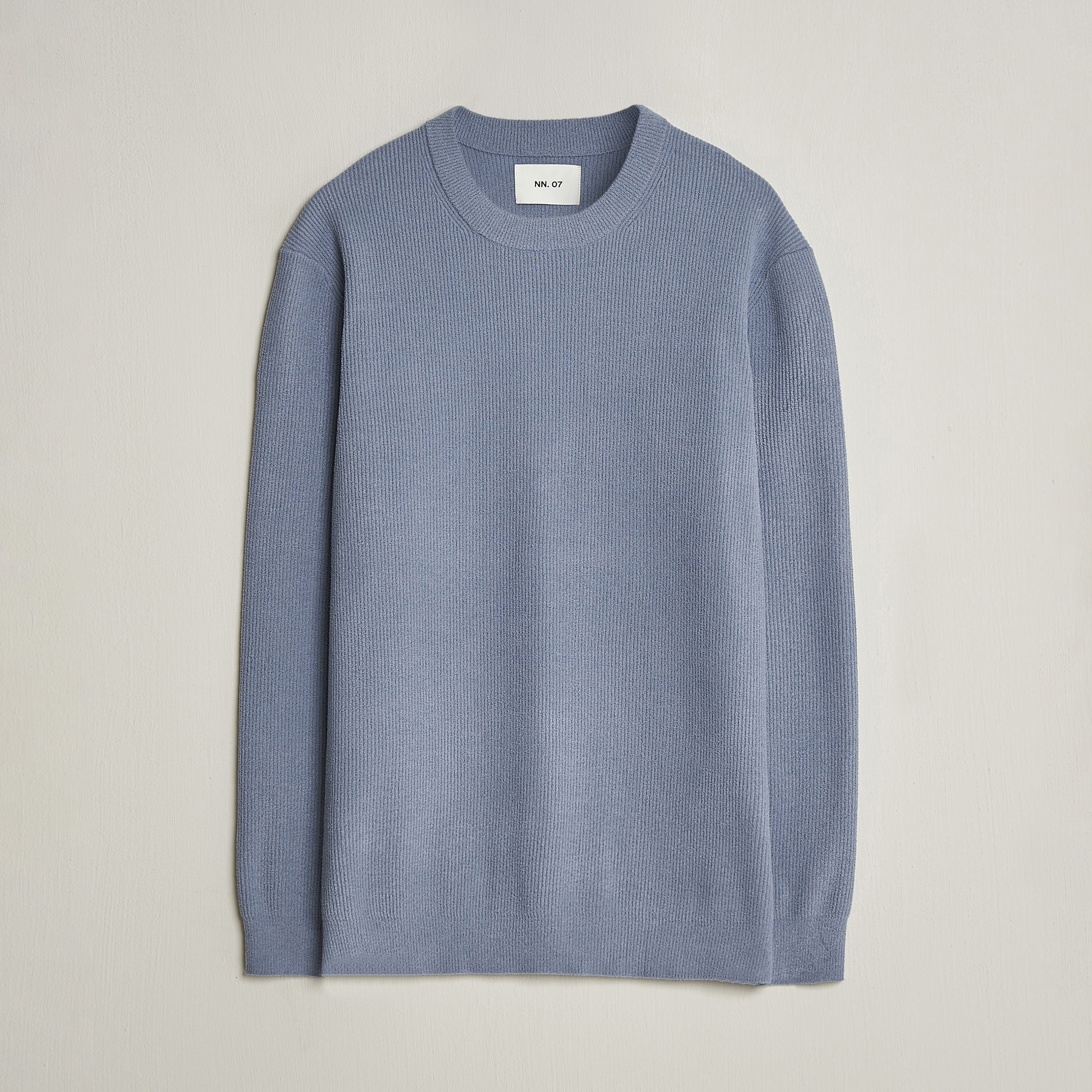 NN07 Danny Knitted Sweater Stone Blue at CareOfCarl.com