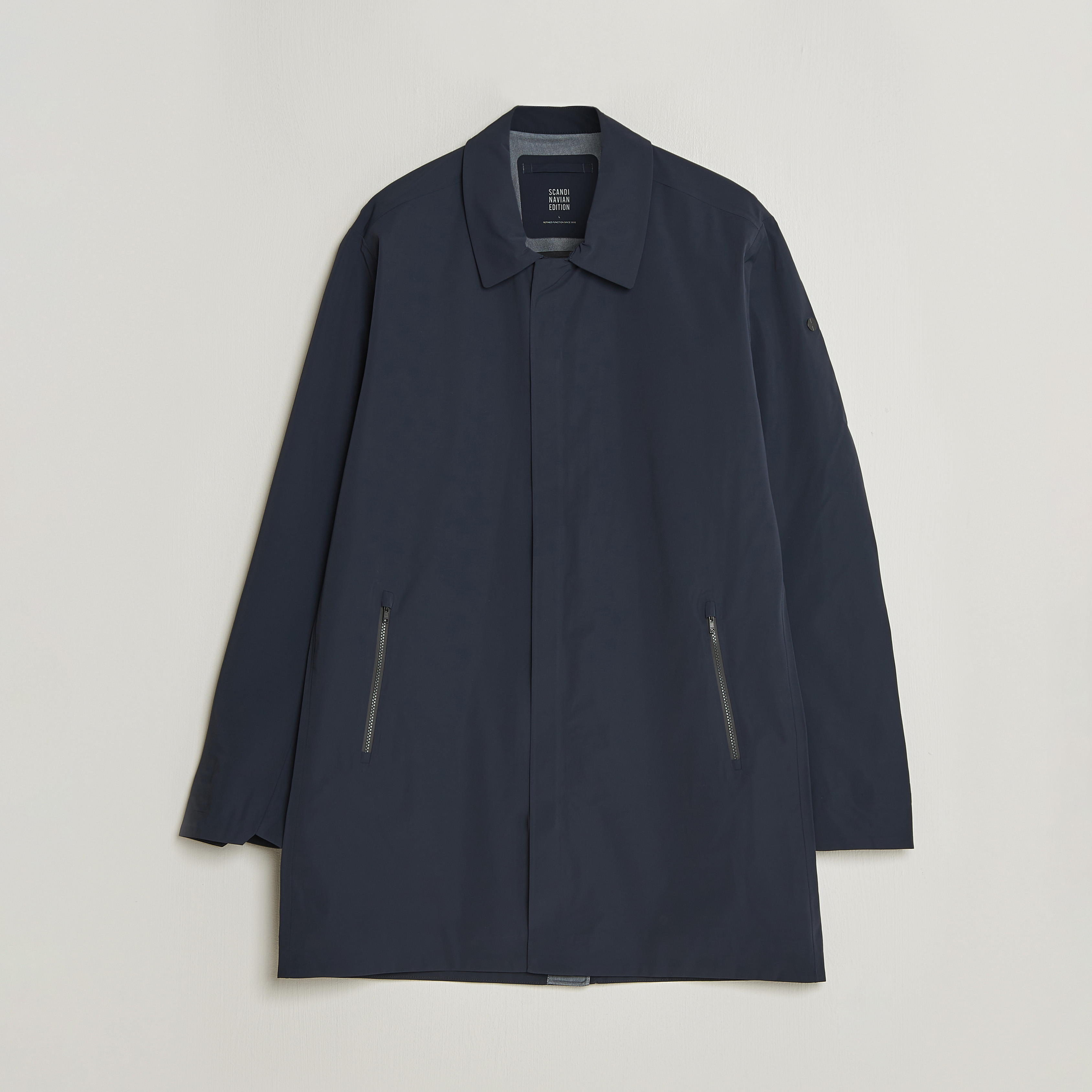 Scandinavian Edition Key II Waterproof Coat Navy at CareOfCarl.com