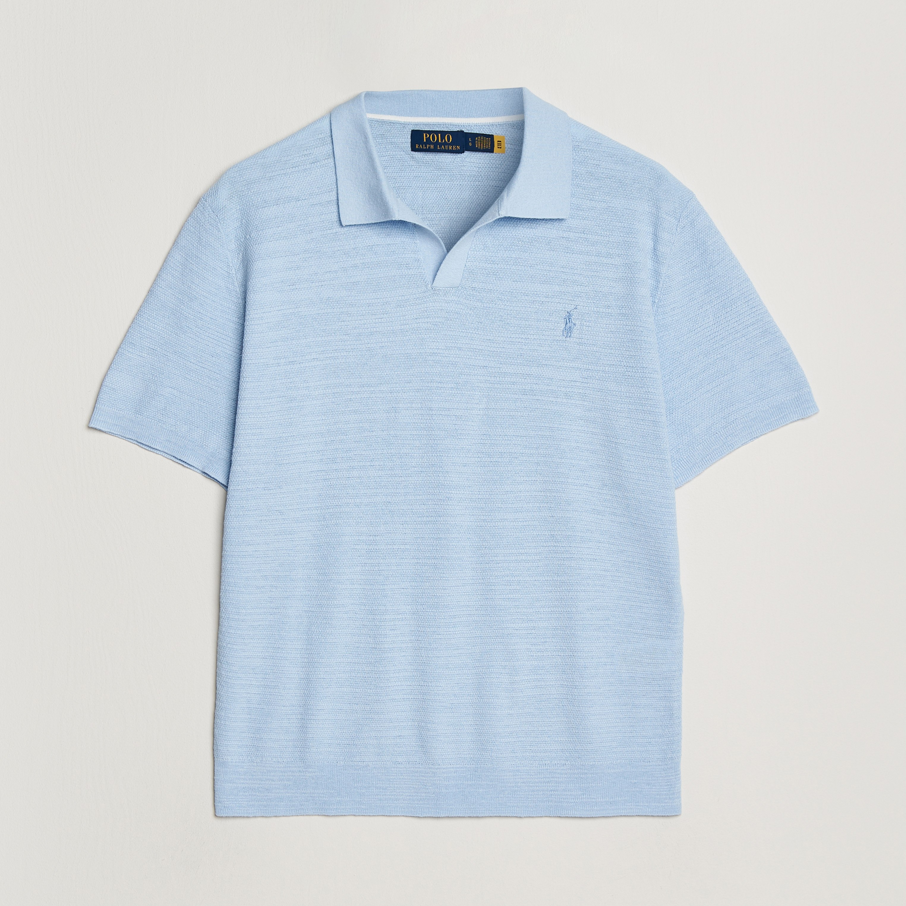 Polo Ralph Lauren Cotton Blend Polo Office Blue at CareOfCarl.com